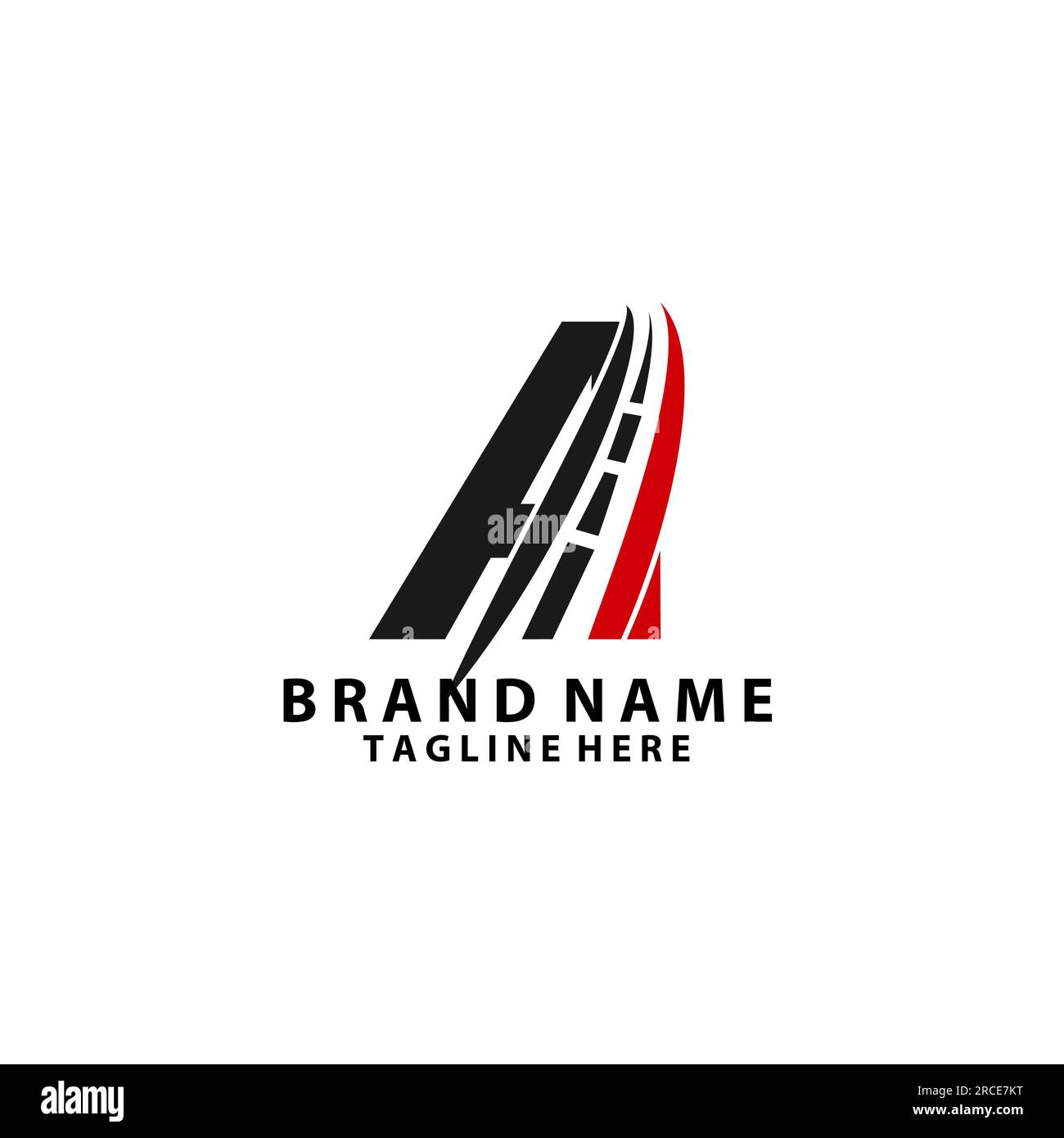 letter A with road icon design vector Stock Vector Image & Art - Alamy