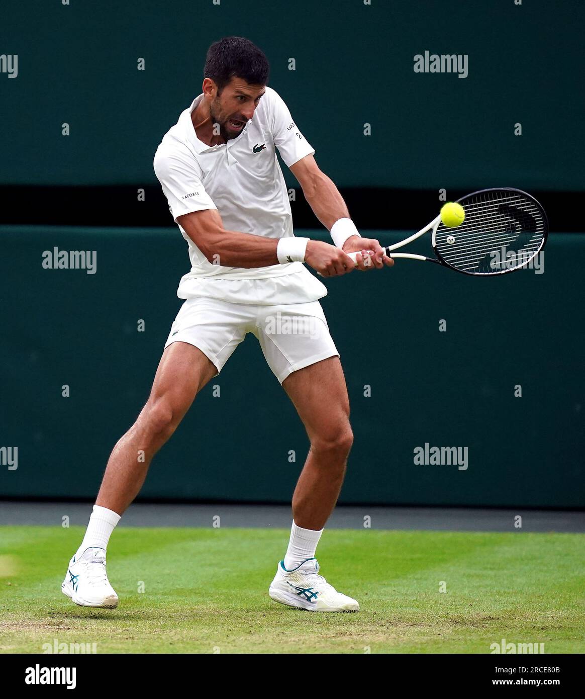 on day twelve of the 2023 Wimbledon Championships at the All England ...