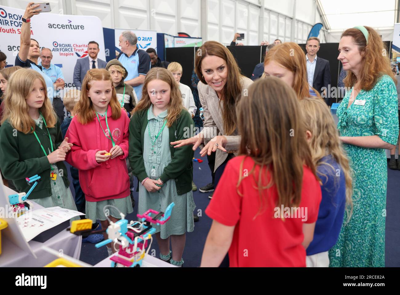 The Princess of Wales meeting winners of the Road to RIAT national ...