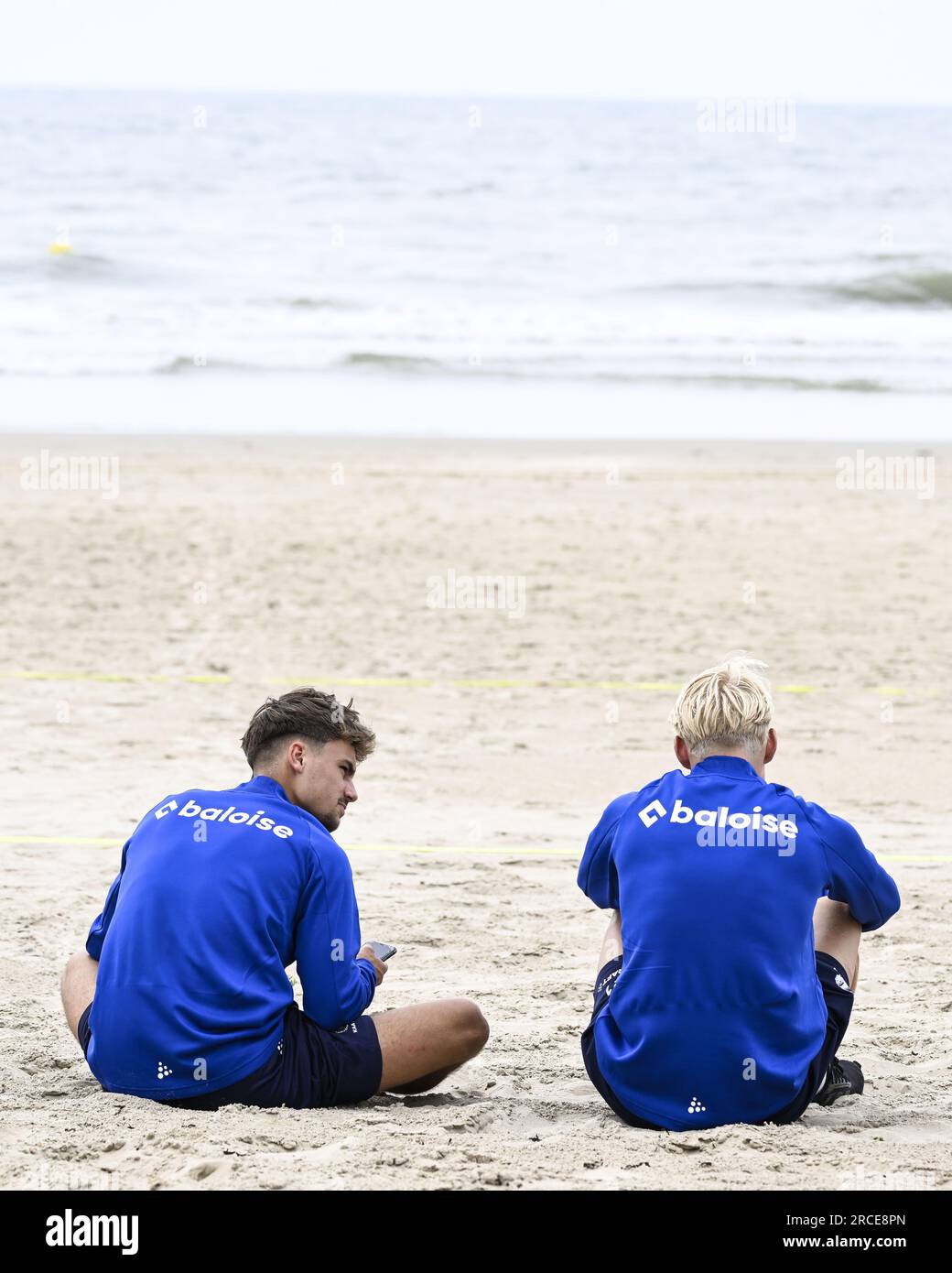 Alkmaar, Netherlands. 14th July, 2023. Gent's Yari Stevens and Gent's ...