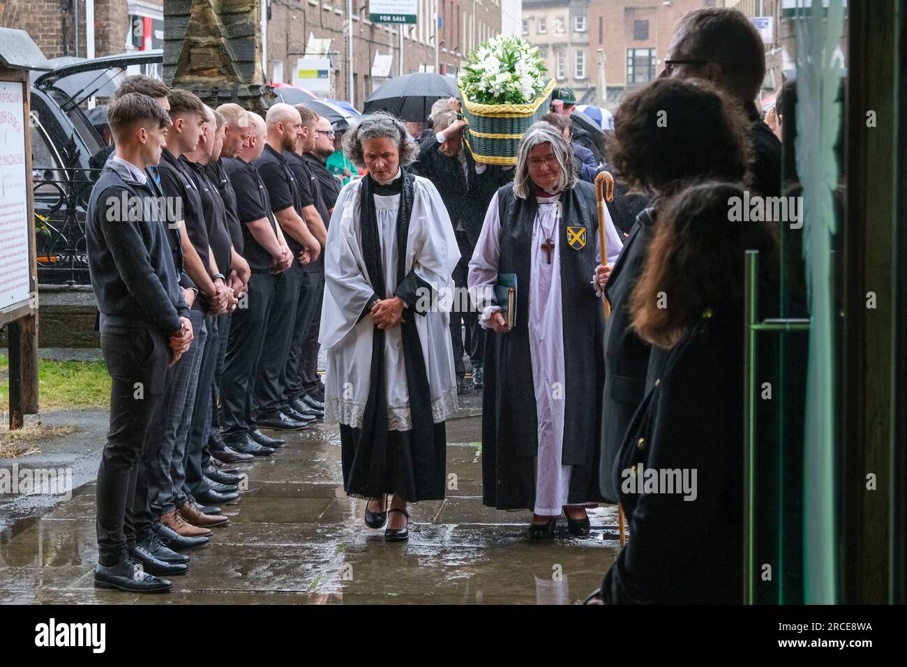 Barnaby webber funeral hi-res stock photography and images - Alamy