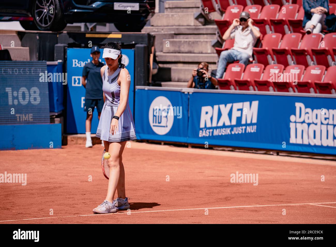 Nordea open 2023 quarterfinal wta125 Louisa Chirico against Claire Liu ...