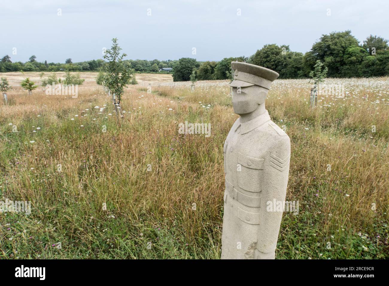 The Regiment of Trees Commemorating the inspection of the troops by ...