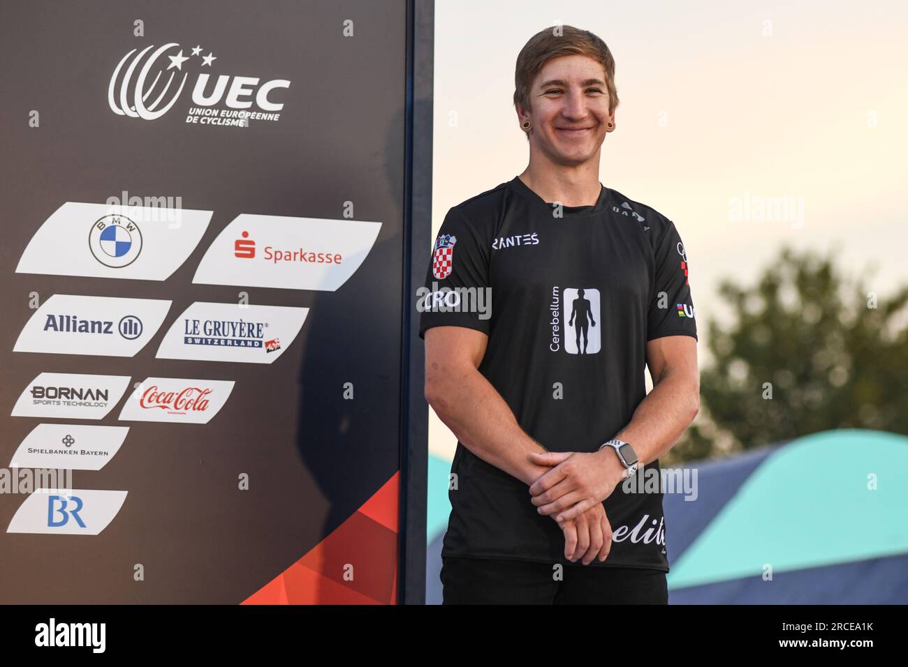 Marin Rantes (Croatia, bronze medal). BMX Freestyle men. European ...
