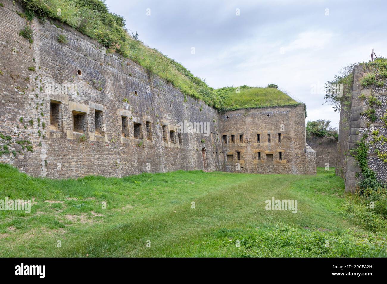 The Drop Redoubt in the Western Heights of Dover Stock Photo - Alamy