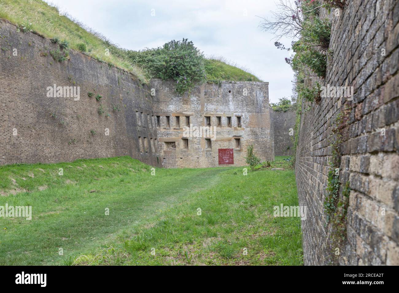 The Drop Redoubt in the Western Heights of Dover Stock Photo - Alamy