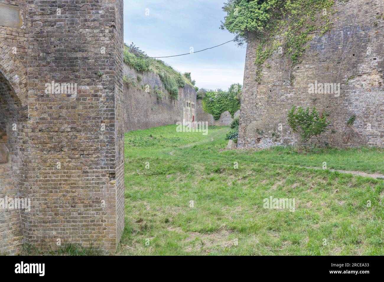 The Drop Redoubt in the Western Heights of Dover Stock Photo - Alamy