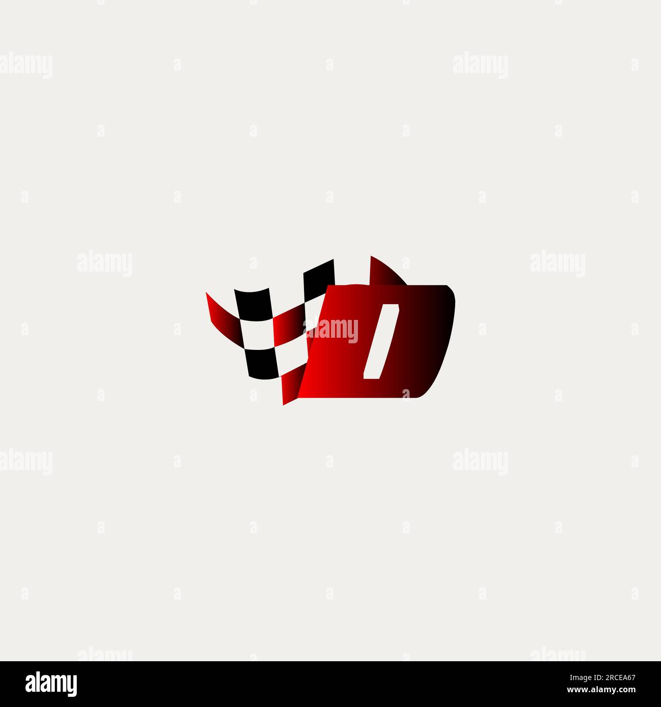 letter D flag racing race design vector Stock Vector Image & Art - Alamy