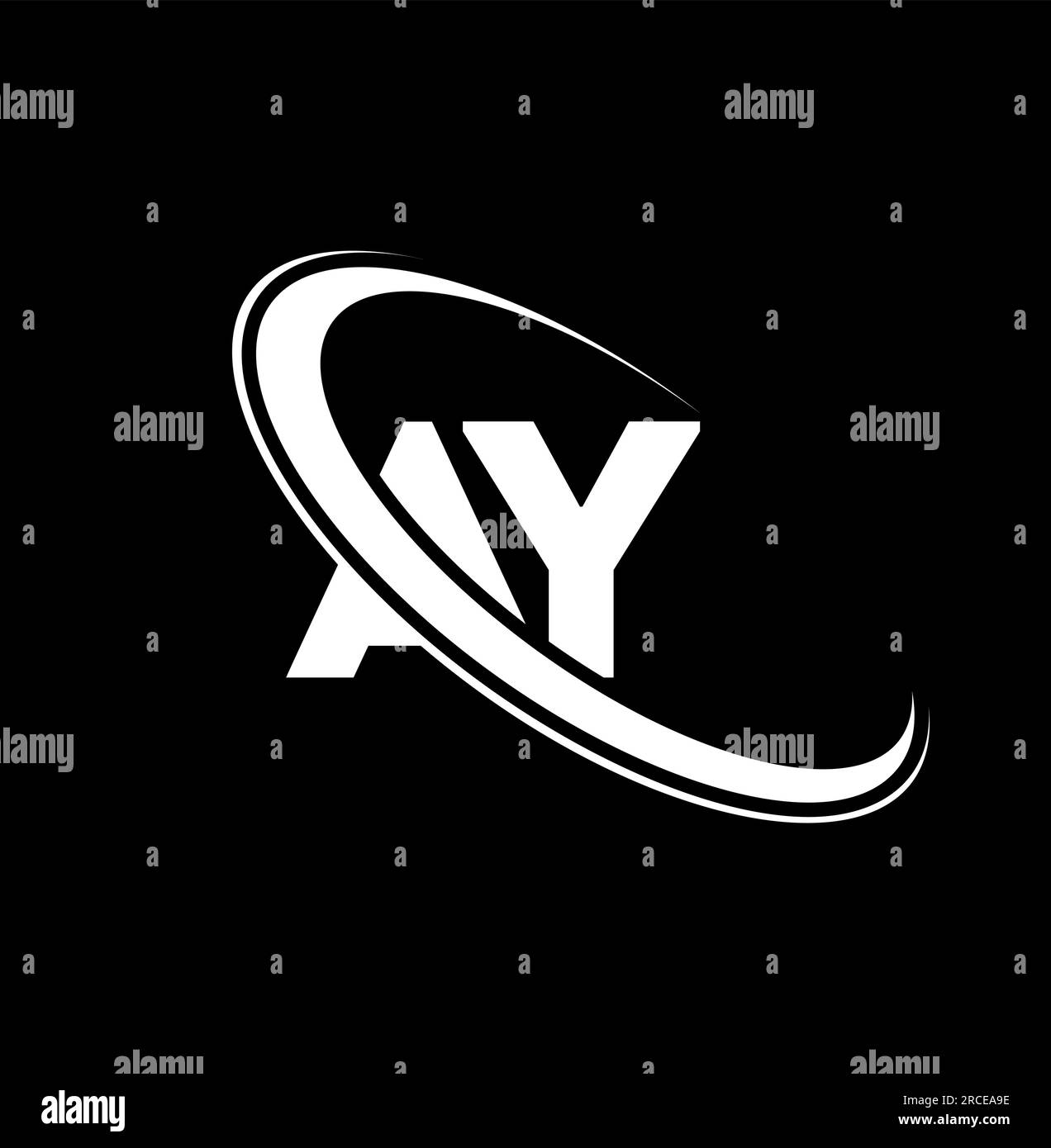 AY logo. A Y design. White AY letter. AY/A Y letter logo design ...