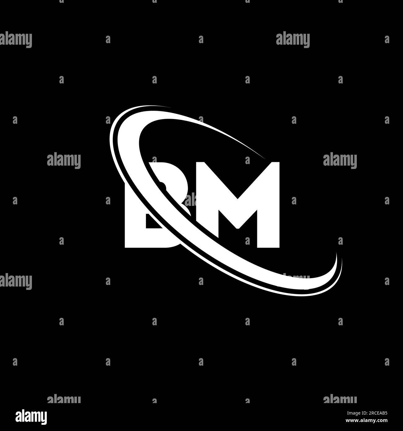 BM logo. B M design. White BM letter. BM/B M letter logo design ...