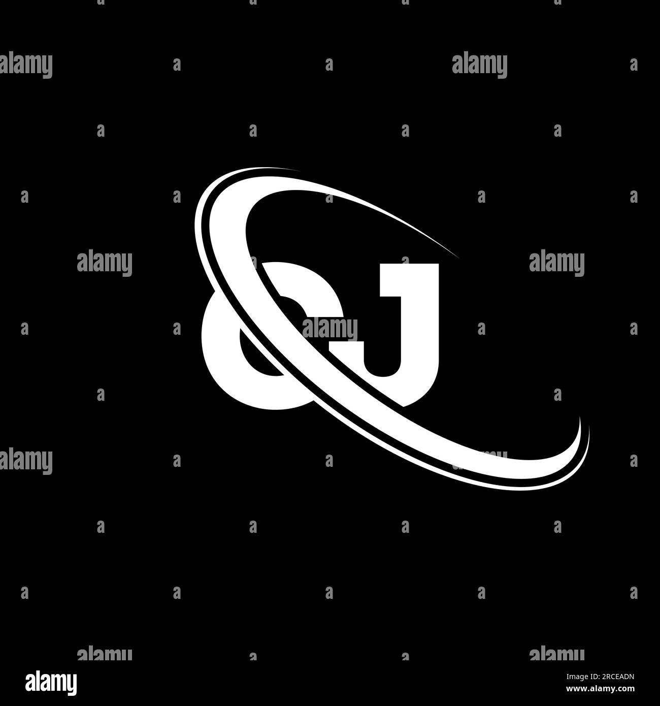 CJ logo. C J design. White CJ letter. CJ/C J letter logo design ...