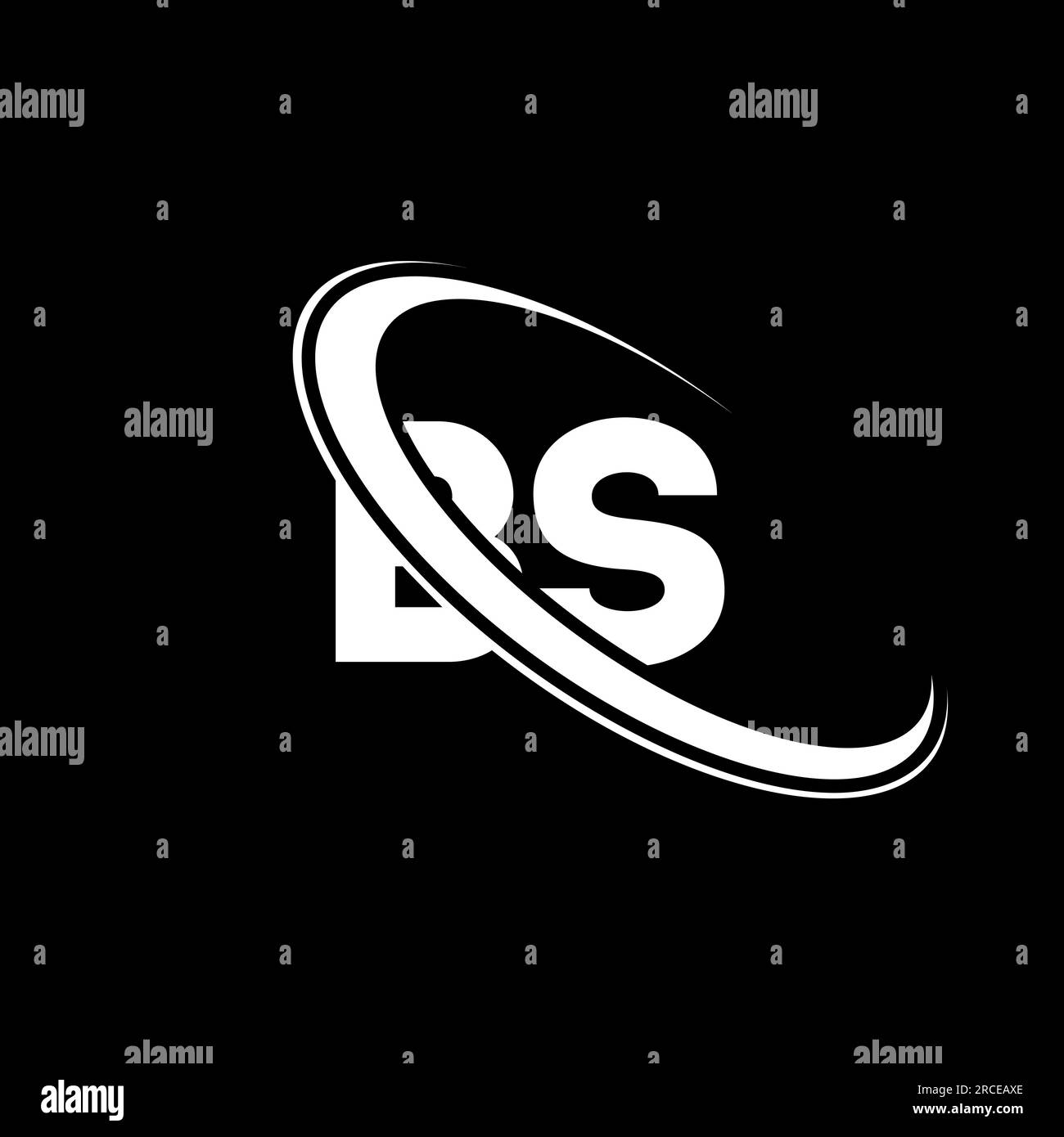 BS logo. B S design. White BS letter. BS/B S letter logo design ...