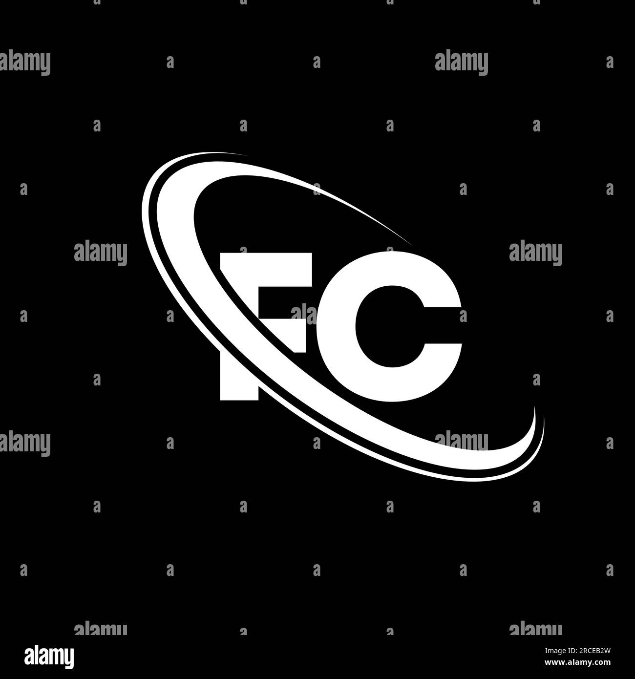 FC logo. F C design. White FC letter. FC/F C letter logo design ...