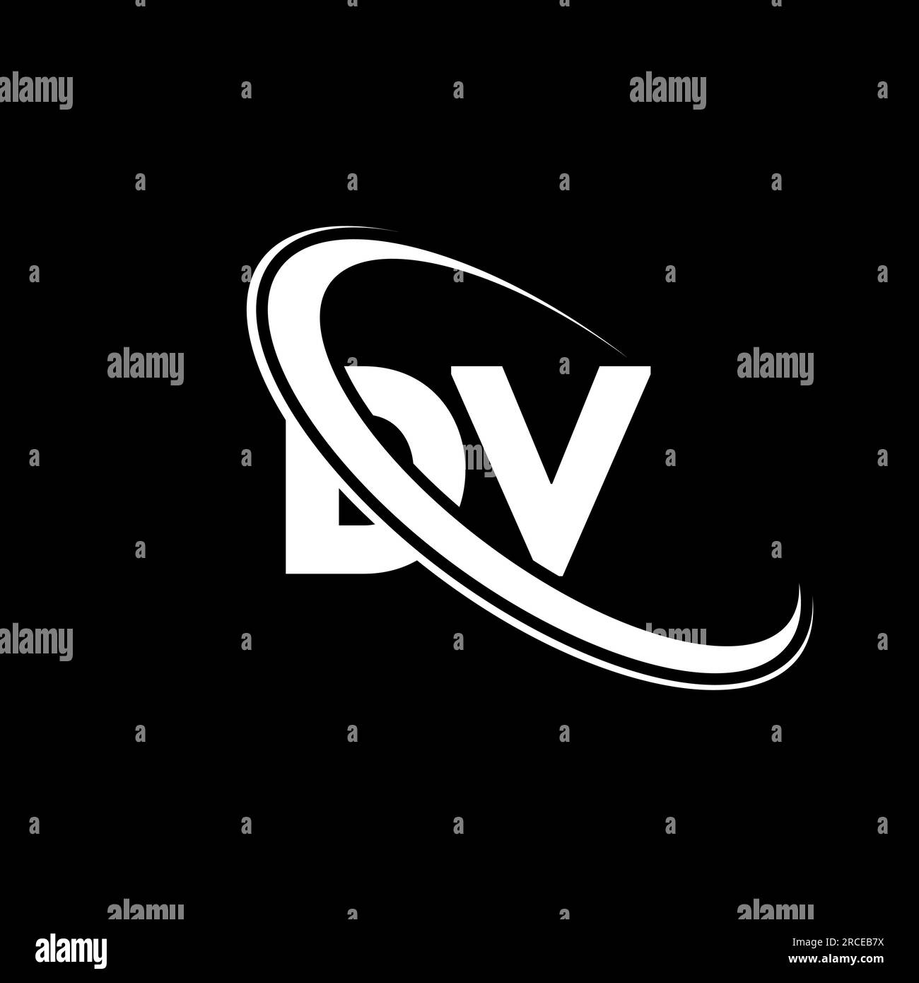 DV logo. D V design. White DV letter. DV/D V letter logo design ...