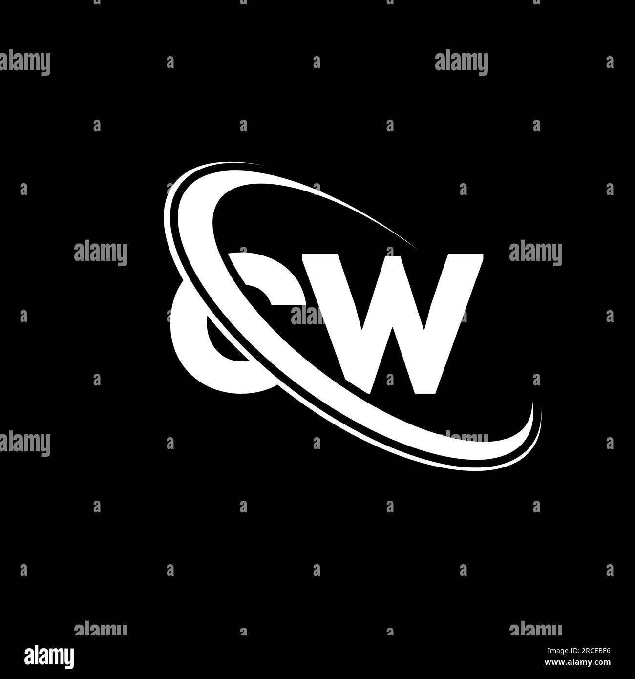 Cw letter Stock Vector Images - Alamy