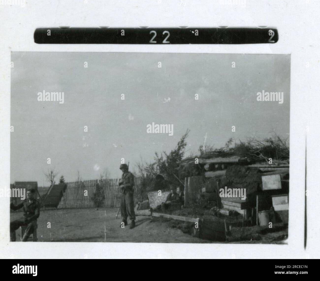 SS Photographer Fabiger, SS-Panzerkorps, Narva, 1944 Daily activities, unit in winter position ...