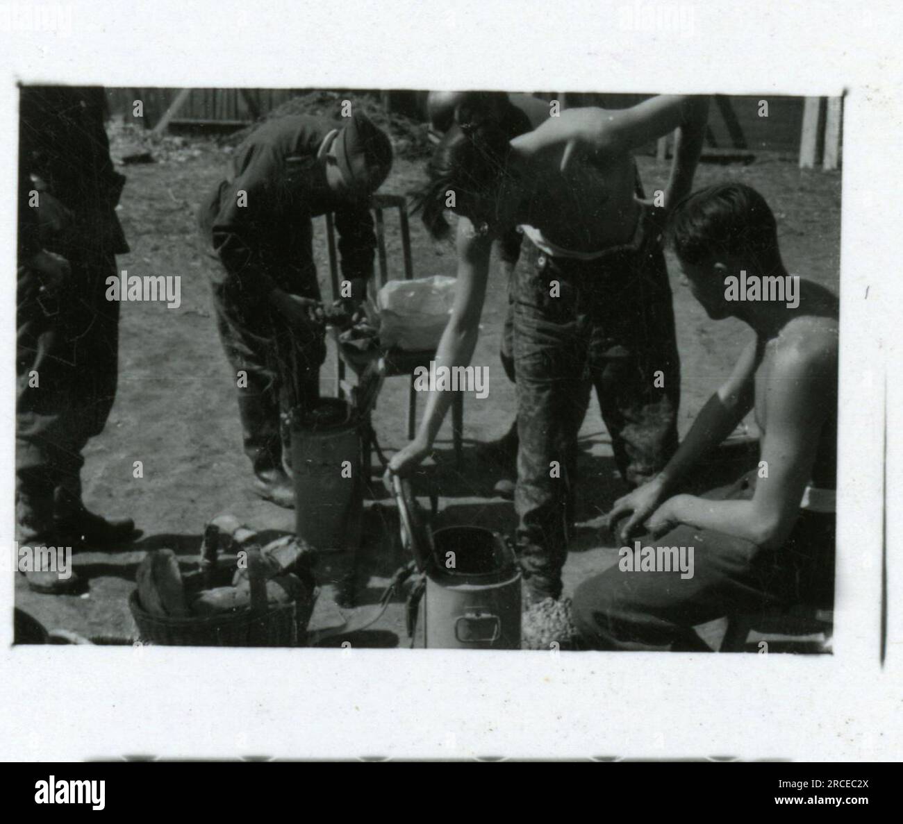 SS Photographer Fabiger, SS-Panzerkorps, Narva, 1944 Daily activities ...