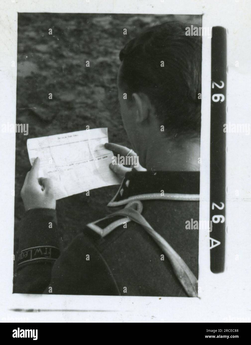 SS Photographer Fabiger, SS-Panzerkorps, Narva, 1944 Daily activities, unit in winter position ...