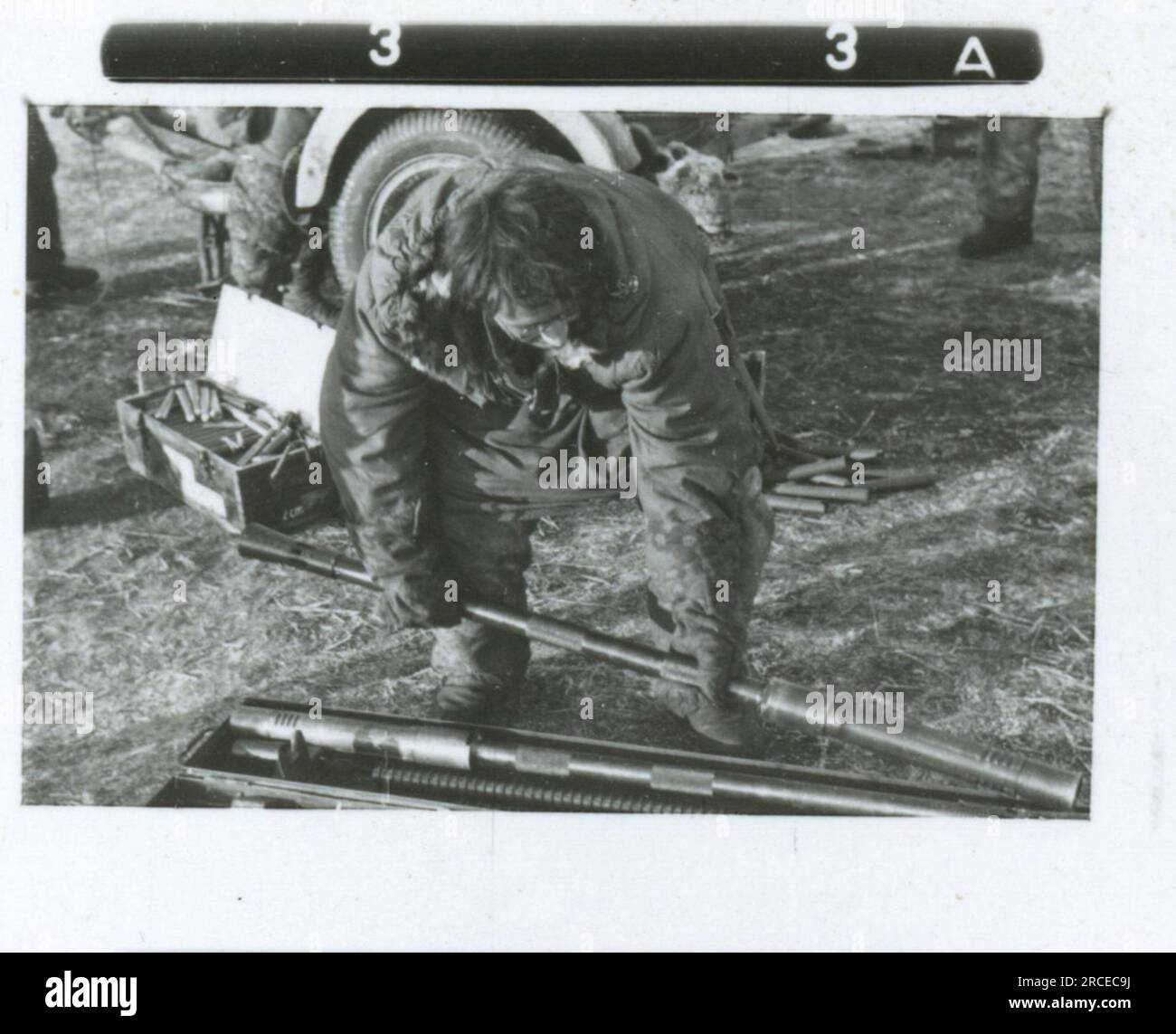 SS Photographer Fabiger, SS-Panzerkorps, Narva, 1944 Daily activities, unit in winter position ...