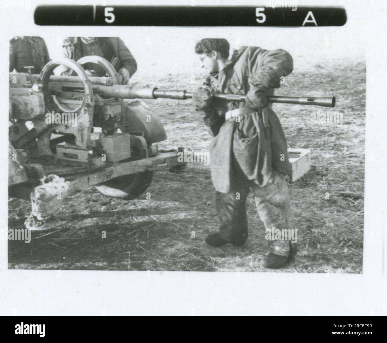 SS Photographer Fabiger, SS-Panzerkorps, Narva, 1944 Daily activities, unit in winter position ...