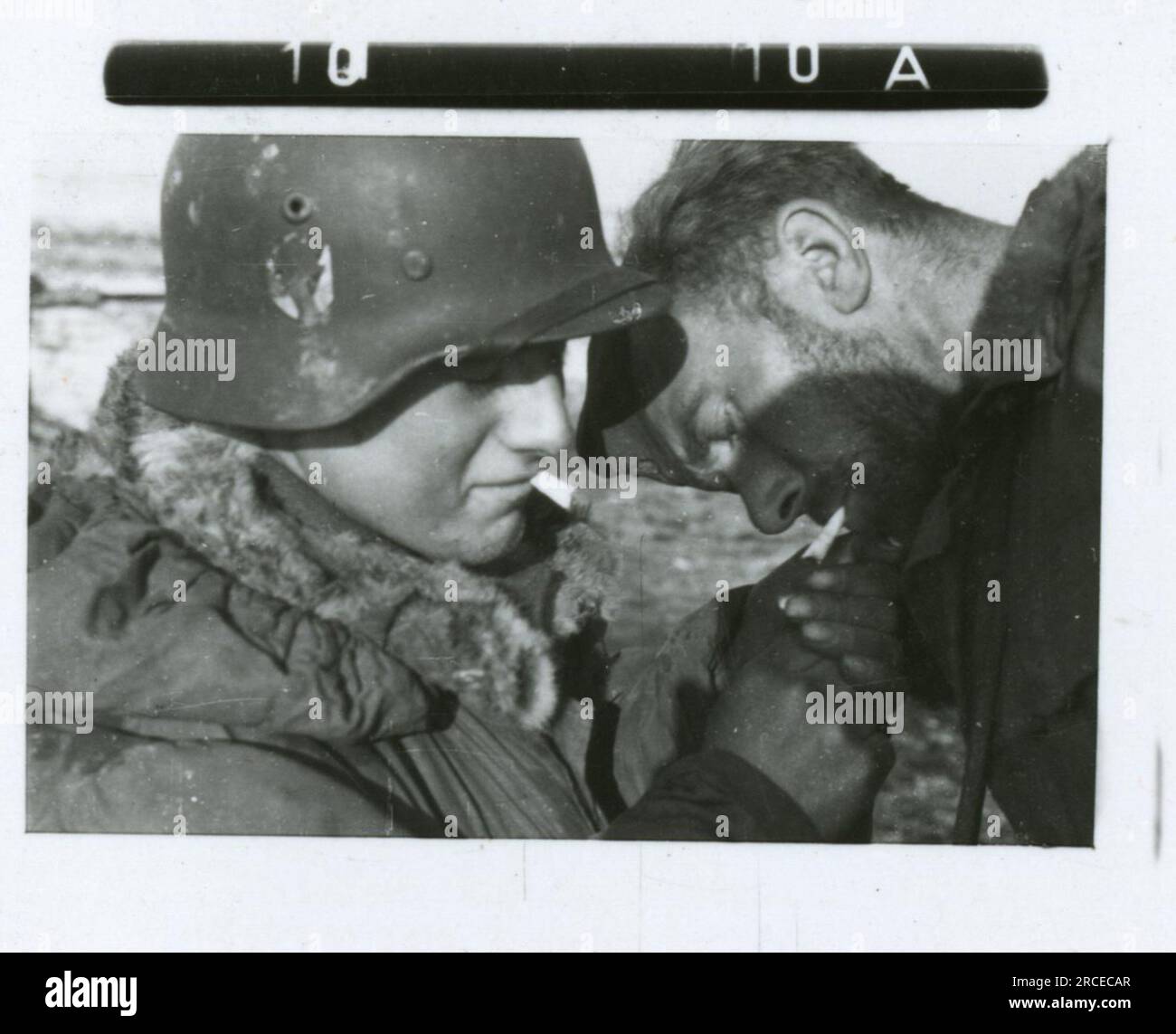 SS Photographer Fabiger, SS-Panzerkorps, Narva, 1944 Daily activities, unit in winter position ...