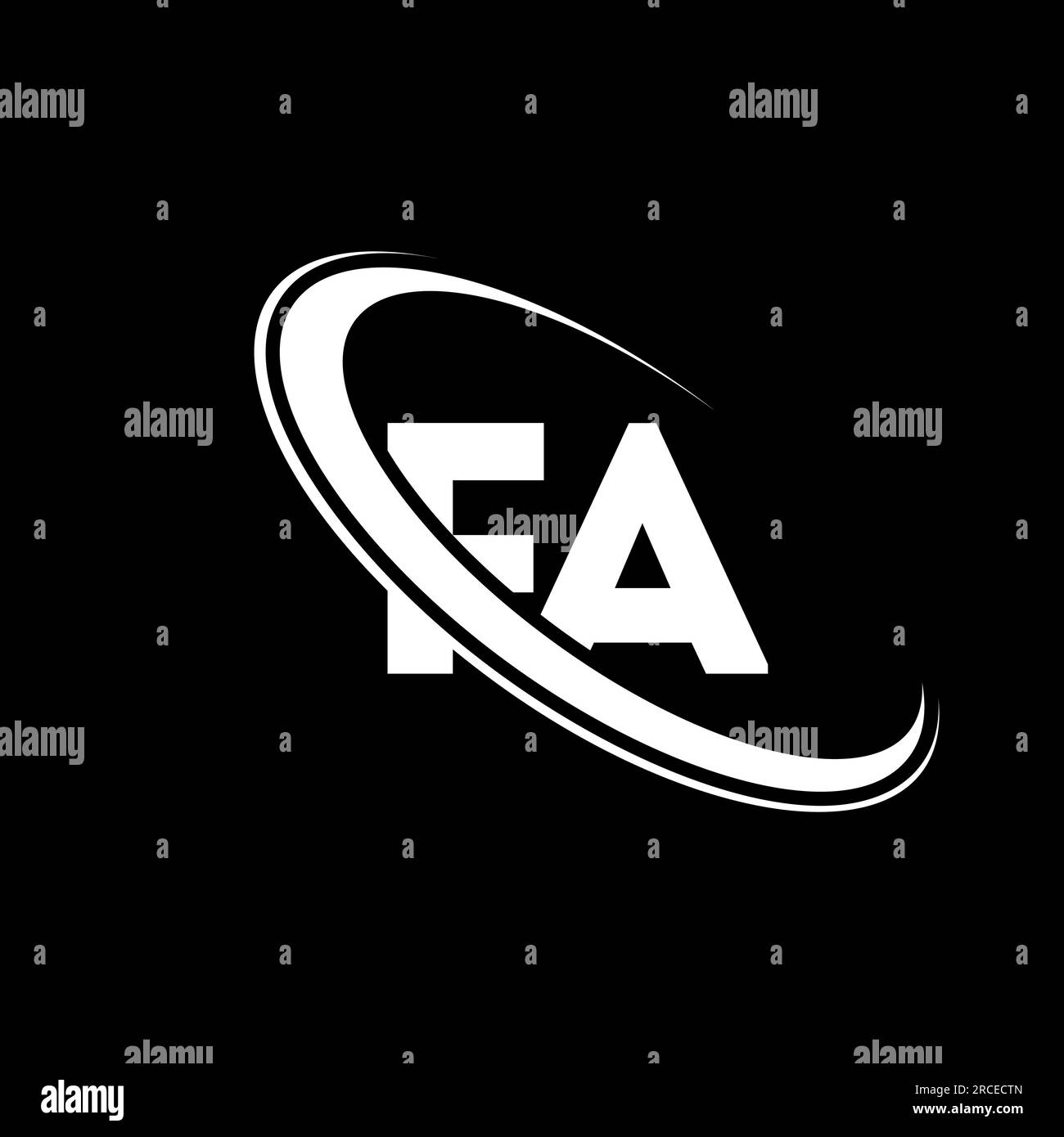 FA logo. F A design. White FA letter. FA/F A letter logo design ...