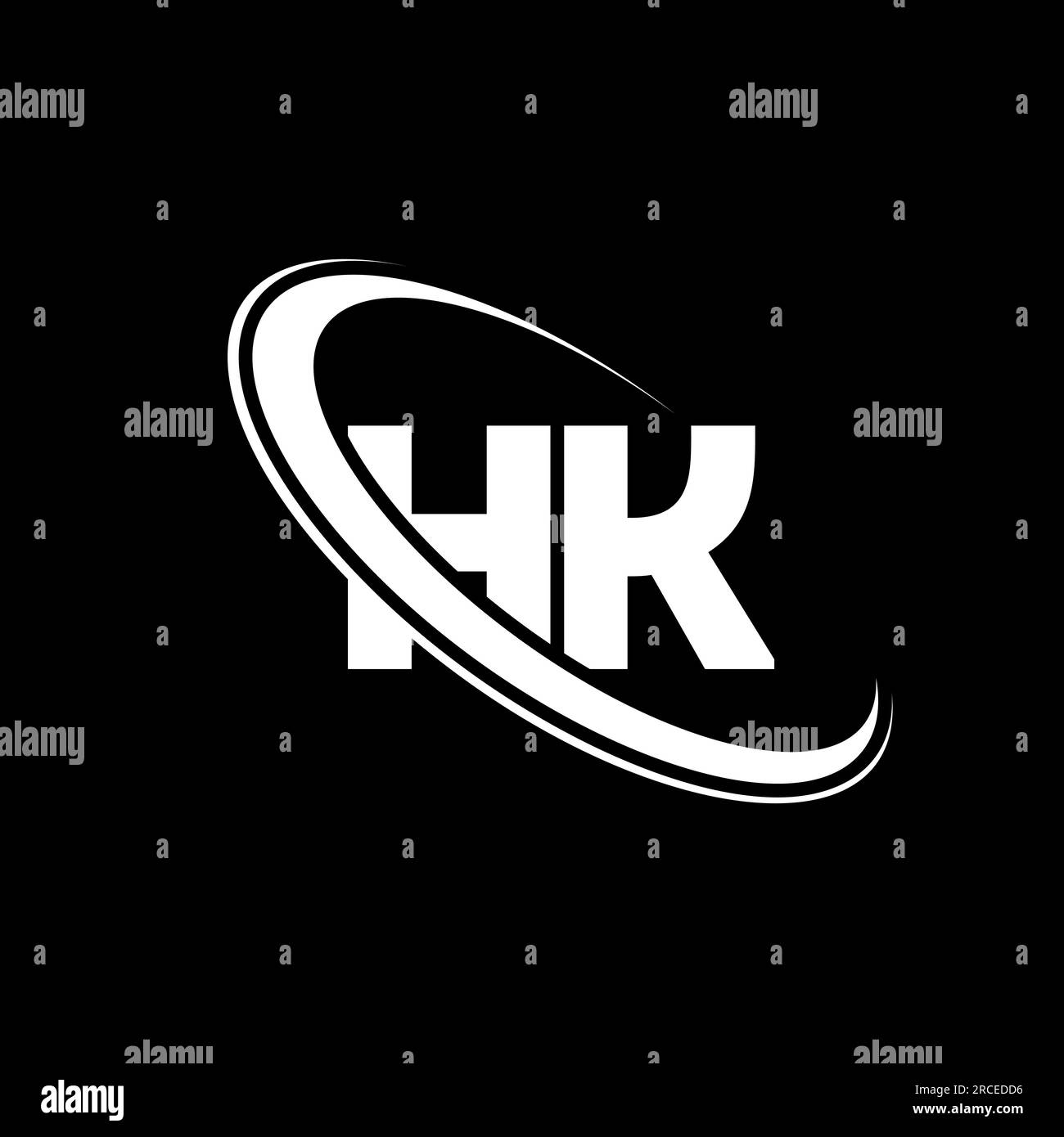 HK logo. H K design. White HK letter. HK/H K letter logo design ...