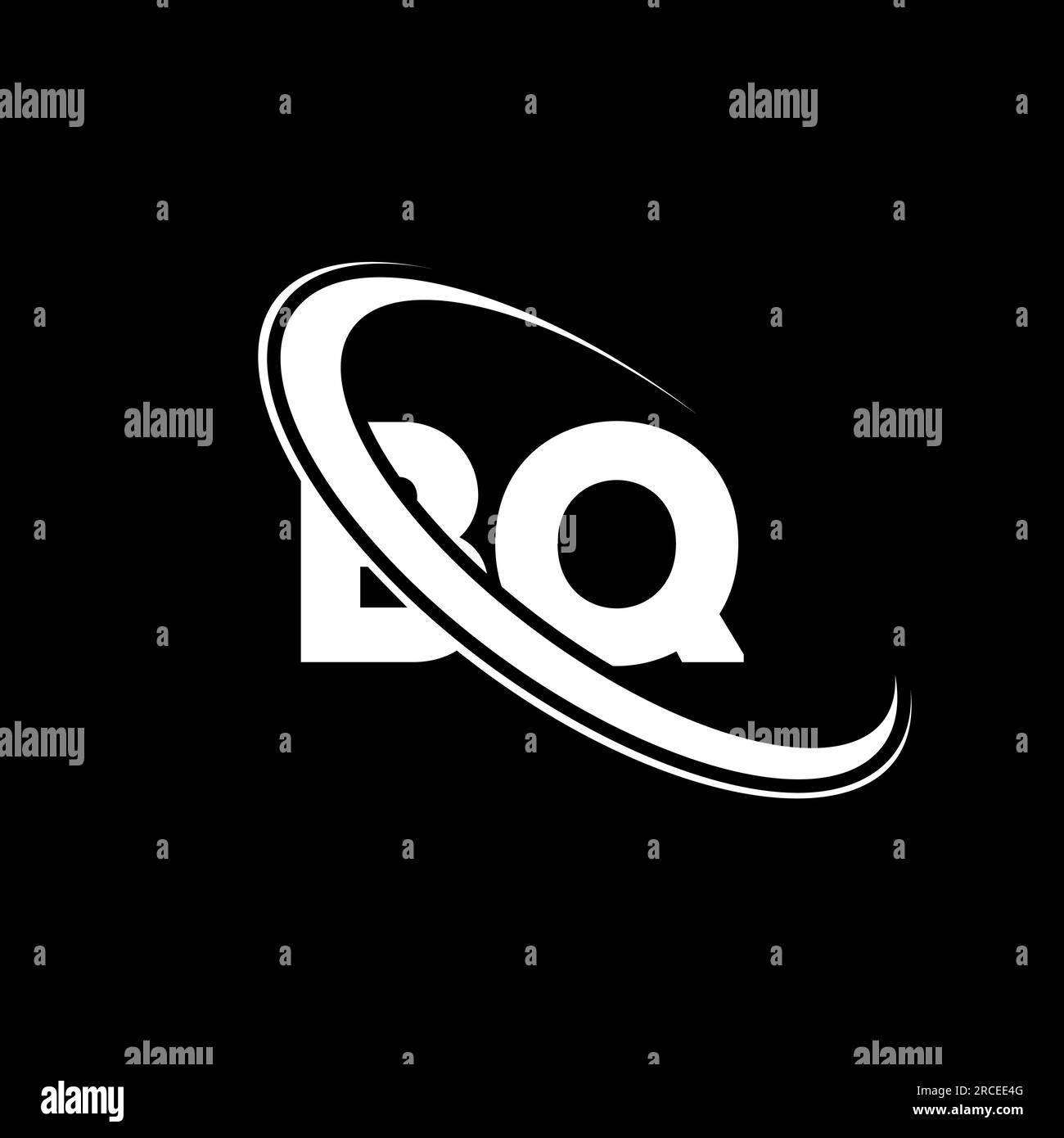 B q logo Stock Vector Images - Alamy