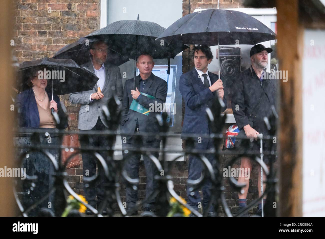 The funeral service for Barnaby Webber at Taunton Minster in Taunton ...