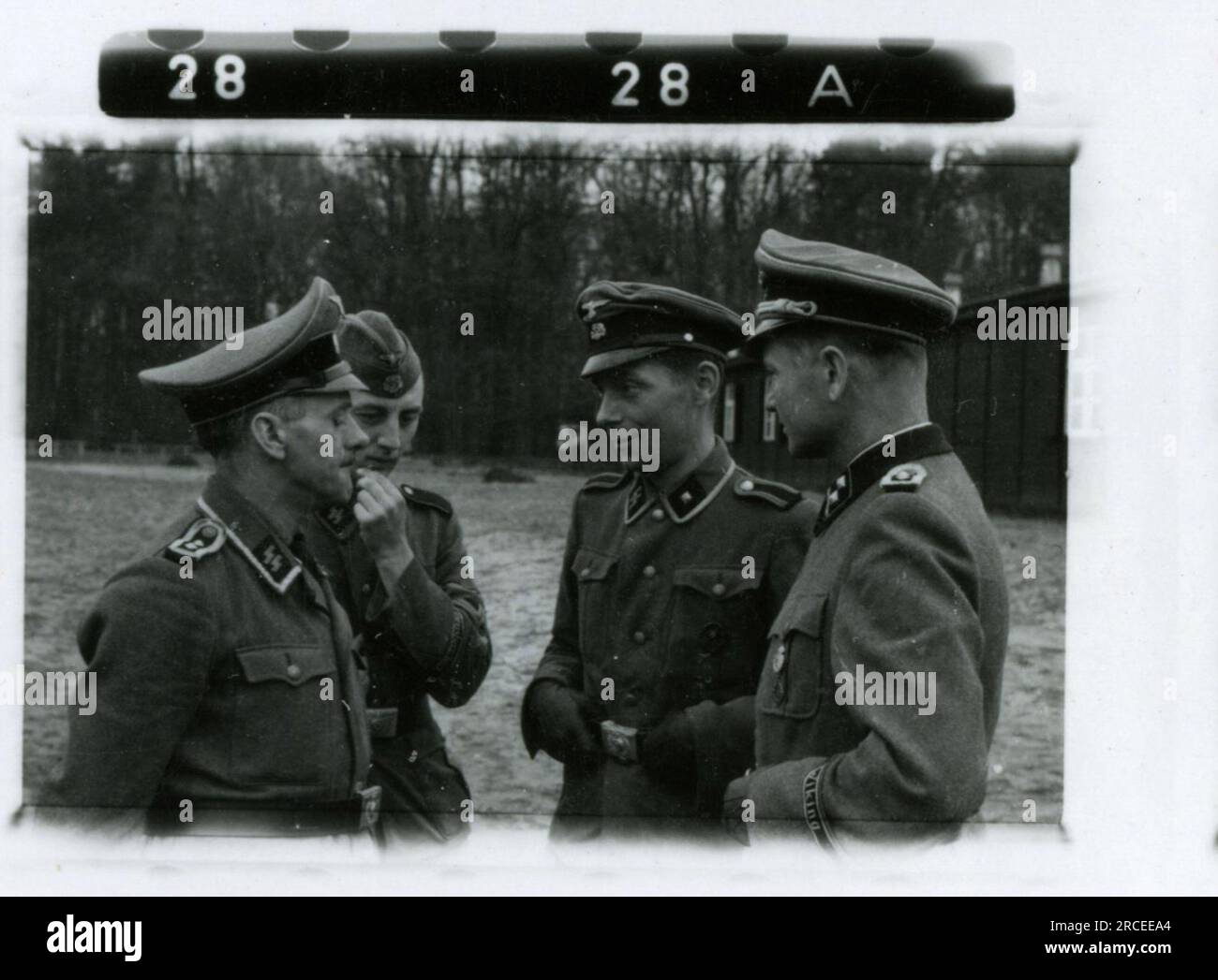 SS Photographer Feder 1943 & 1944 Remains of crashed aircraft, many ...