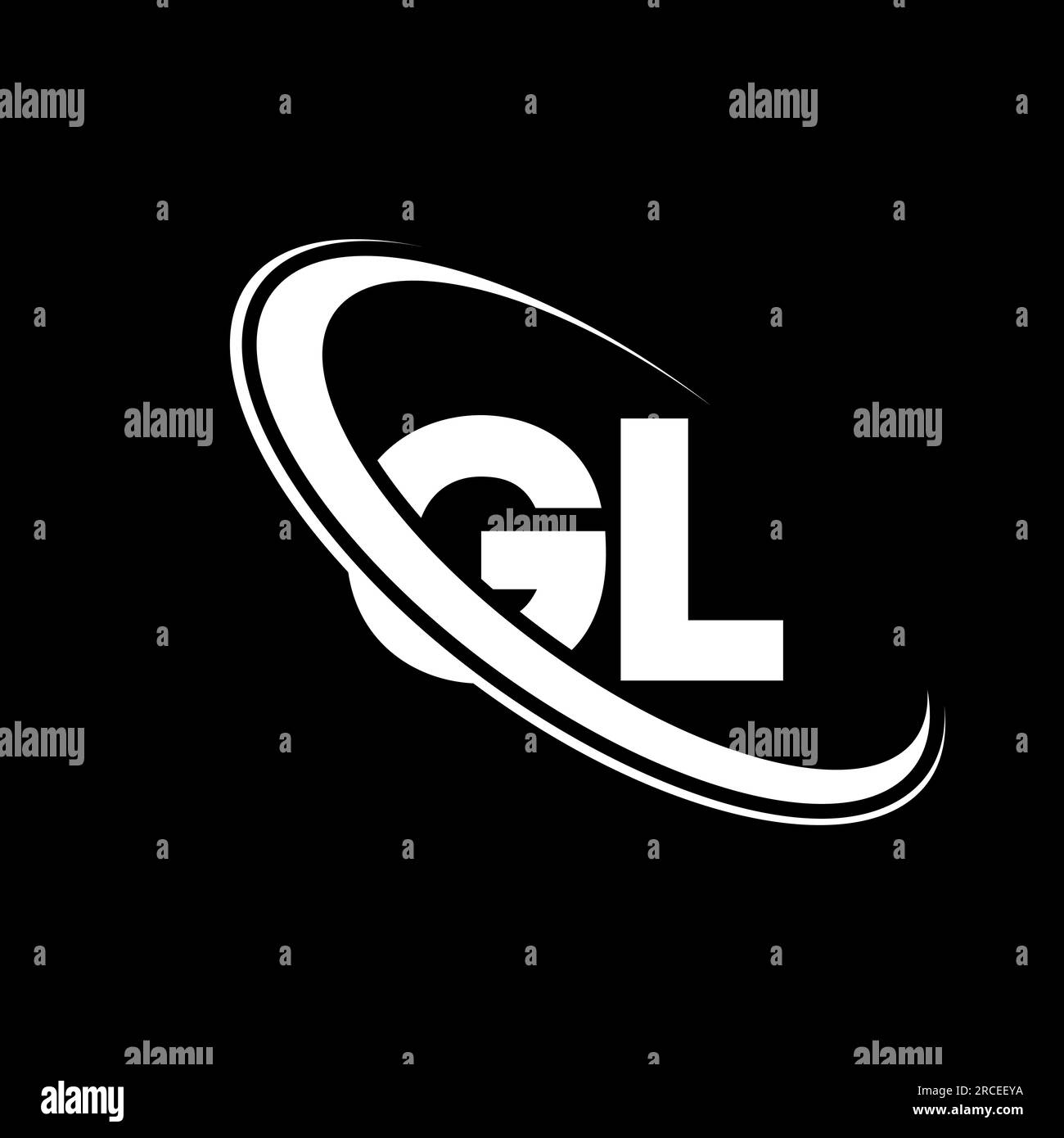 GL logo. G L design. White GL letter. GL/G L letter logo design ...