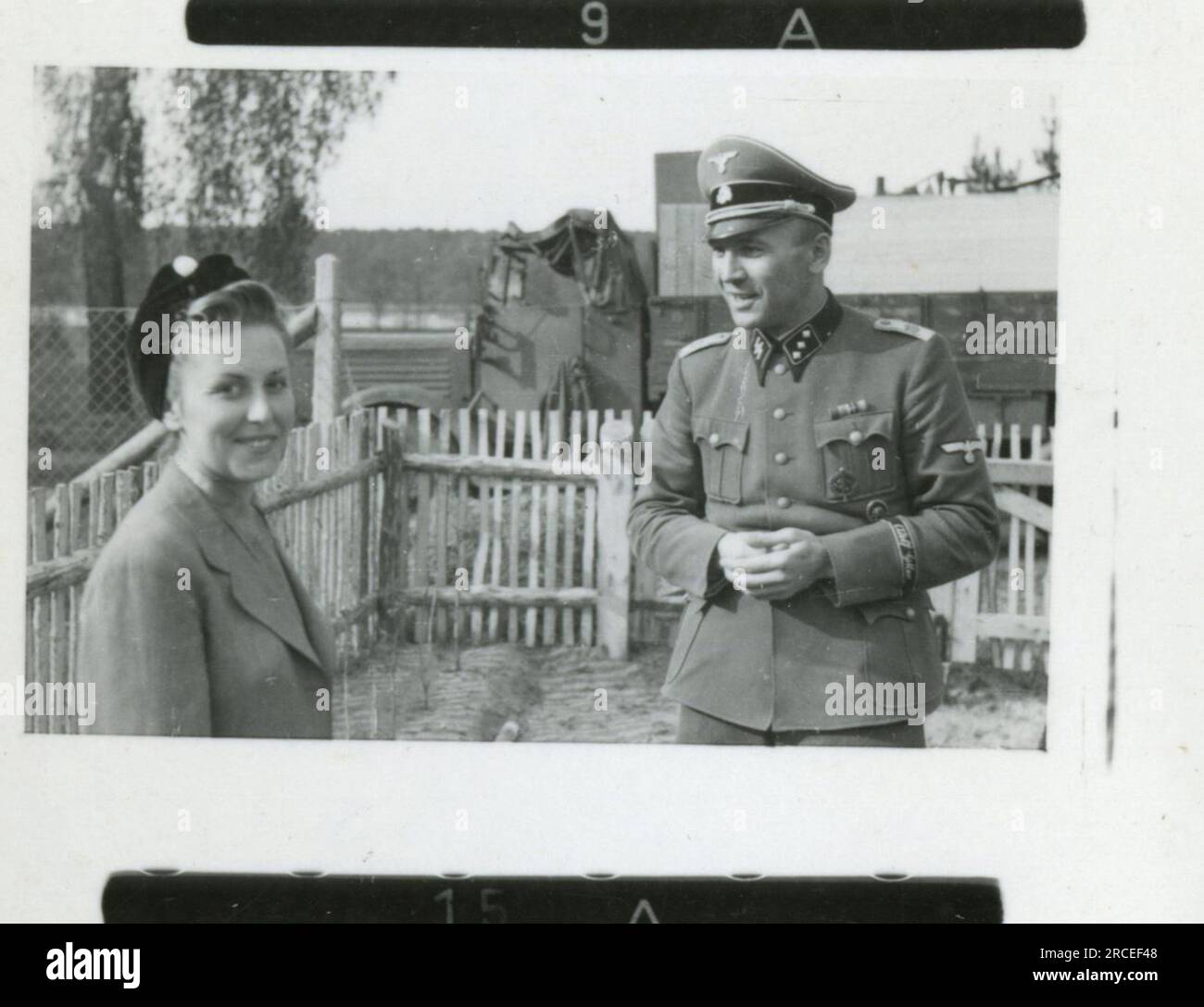 SS Photographer Feder 1943 & 1944 Remains of crashed aircraft, many ...