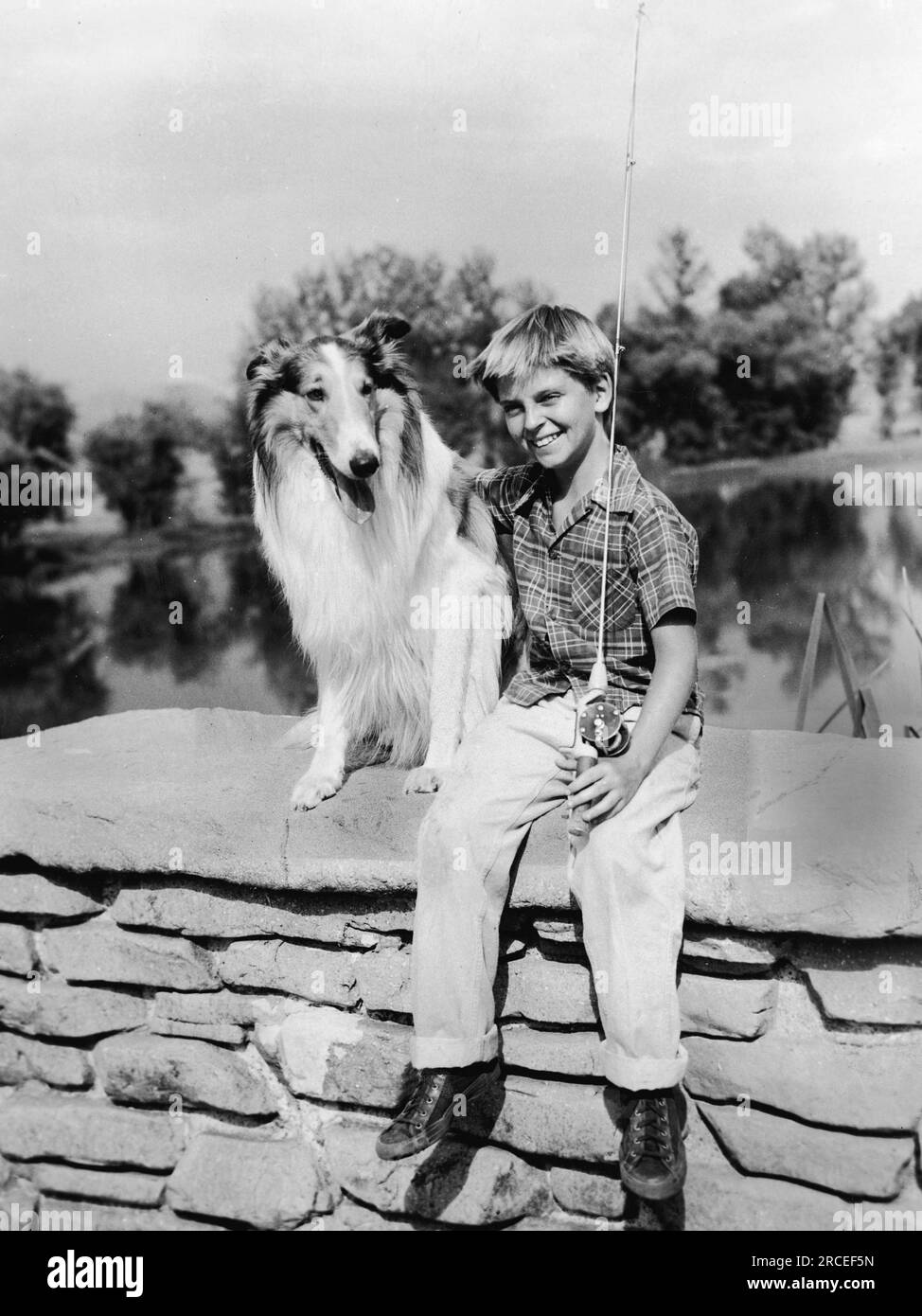Tommy Rettig, Lassie, "Lassie", circa (1955). Photo credit: CBS Stock Photo - Alamy