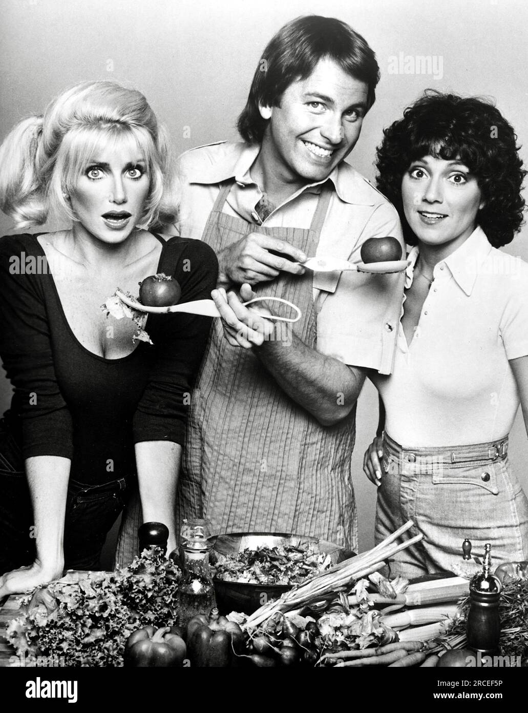 Suzanne Somers John Ritter Joyce Dewitt Threes Company Circa