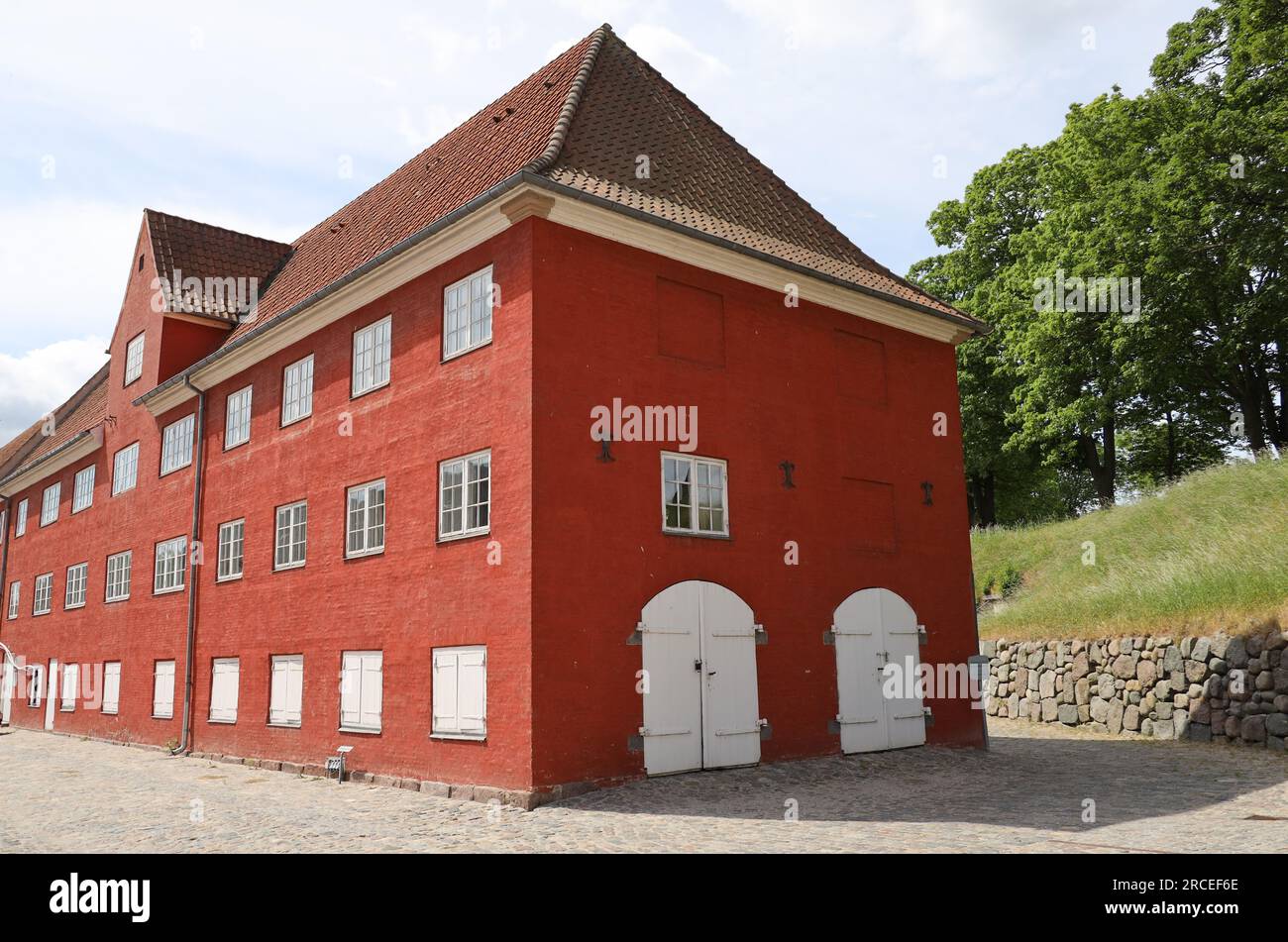 Facade red brick barracks hi-res stock photography and images - Alamy