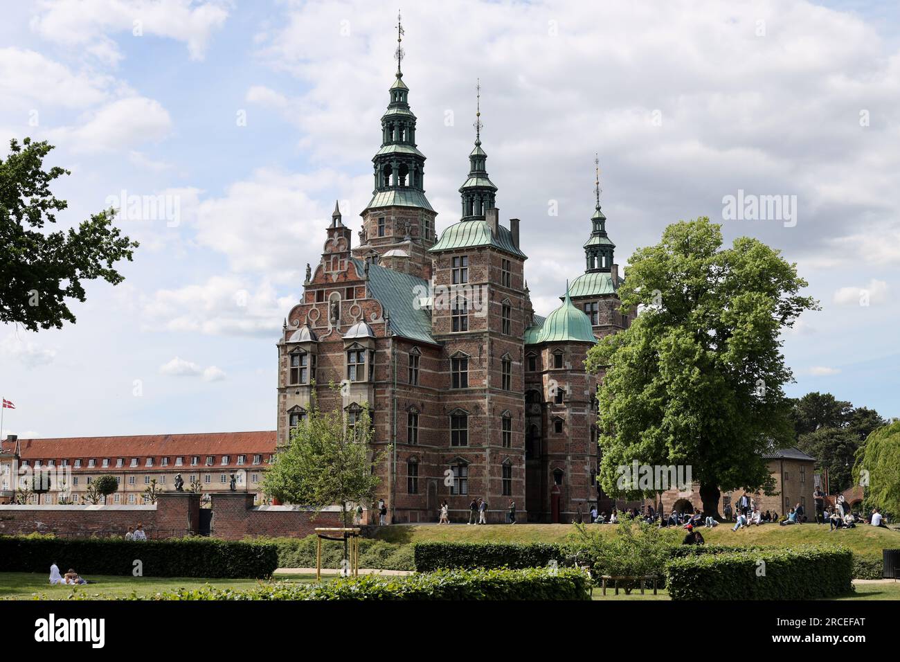 The Rosenborg Castle in Copenhagen Stock Photo - Alamy