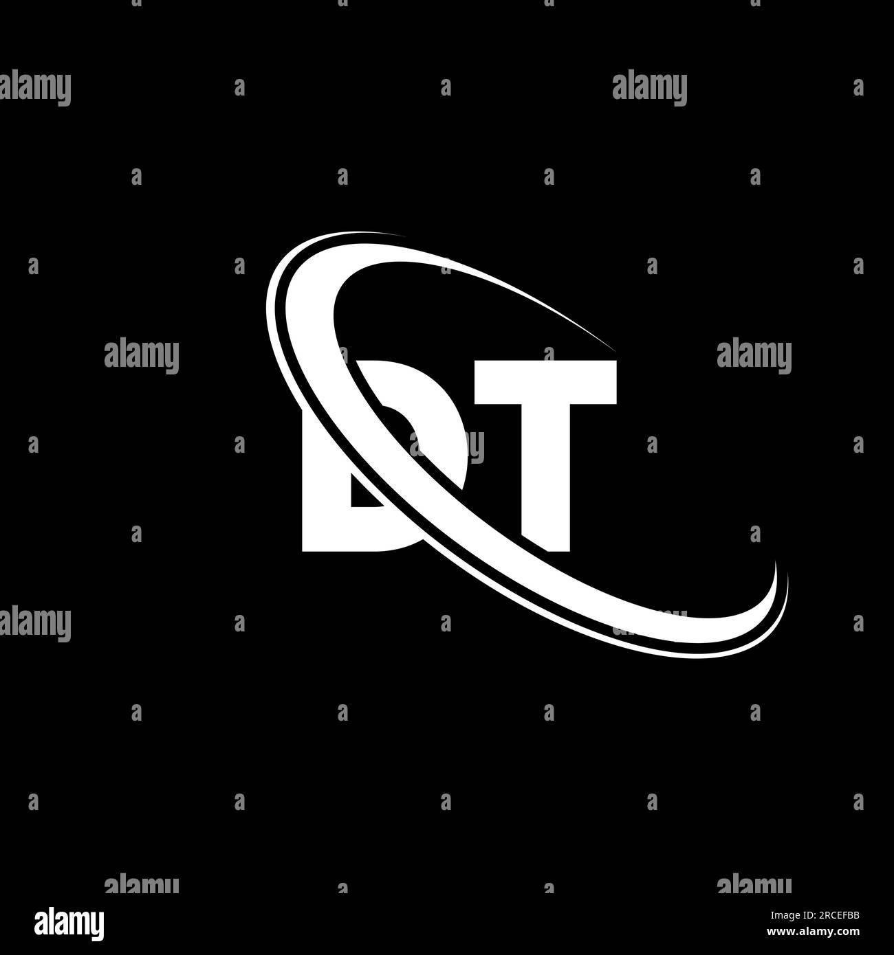 DT logo. D T design. White DT letter. DT/D T letter logo design ...