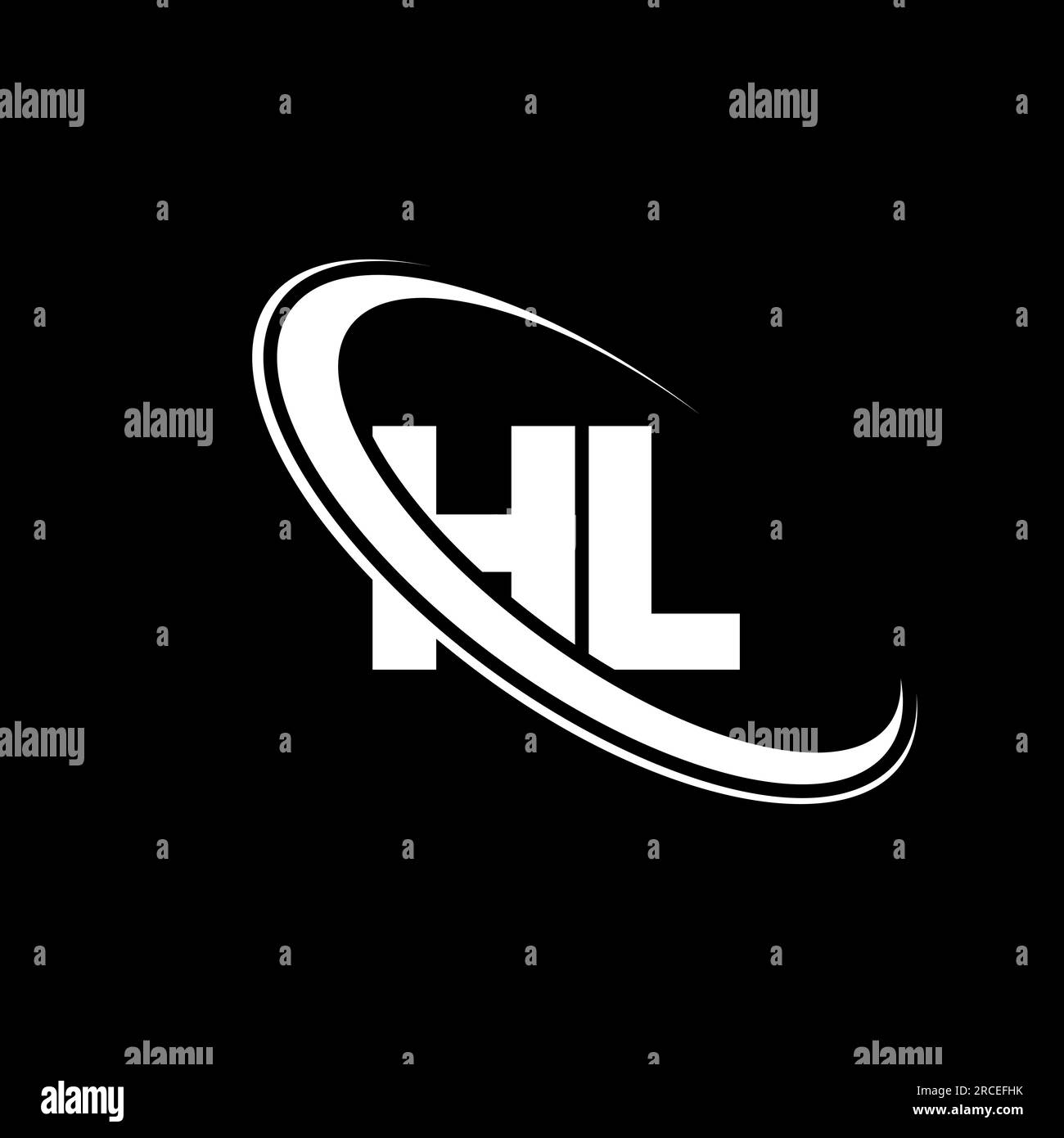 HL logo. H L design. White HL letter. HL/H L letter logo design ...