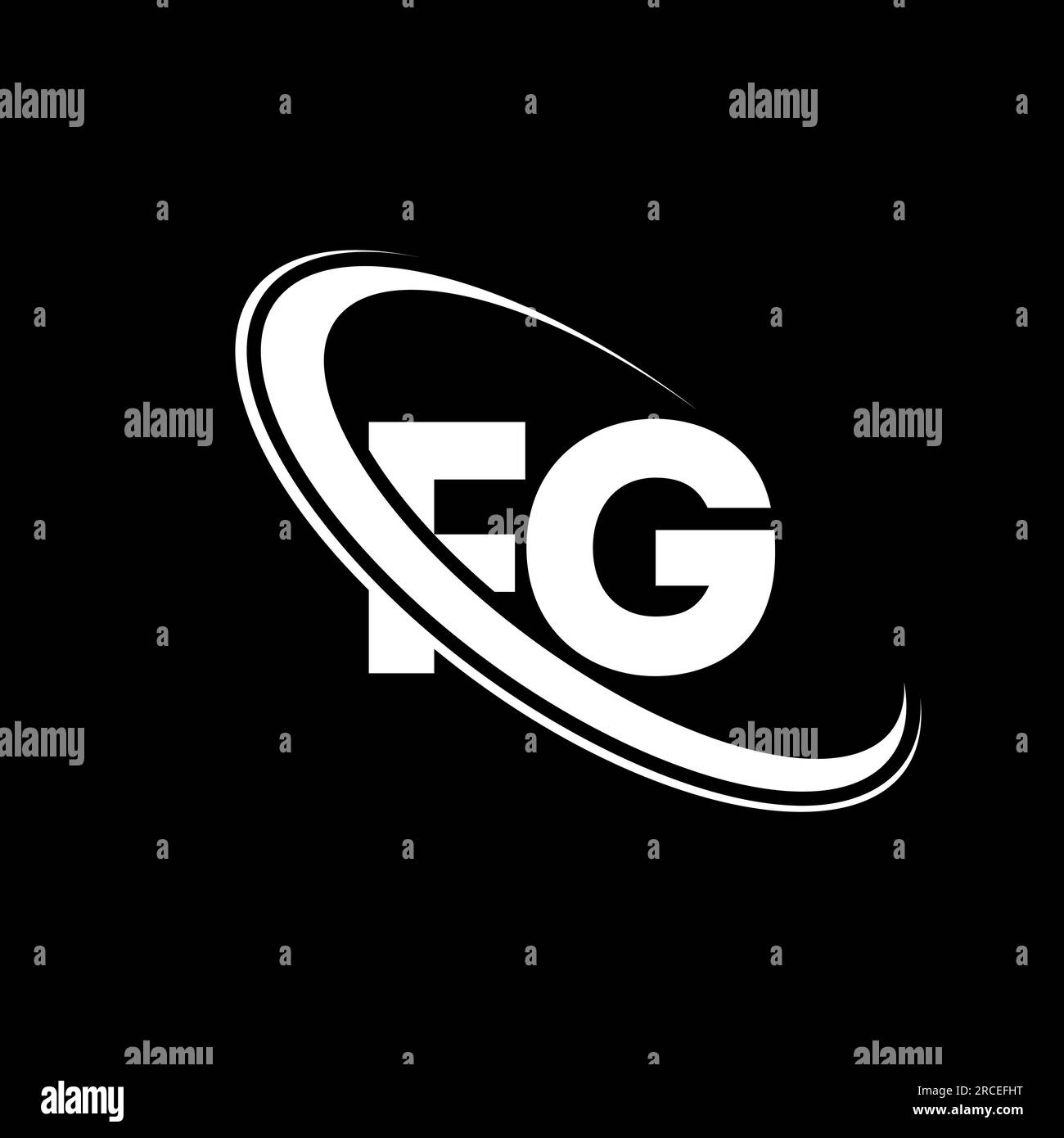 FG logo. F G design. White FG letter. FG/F G letter logo design ...