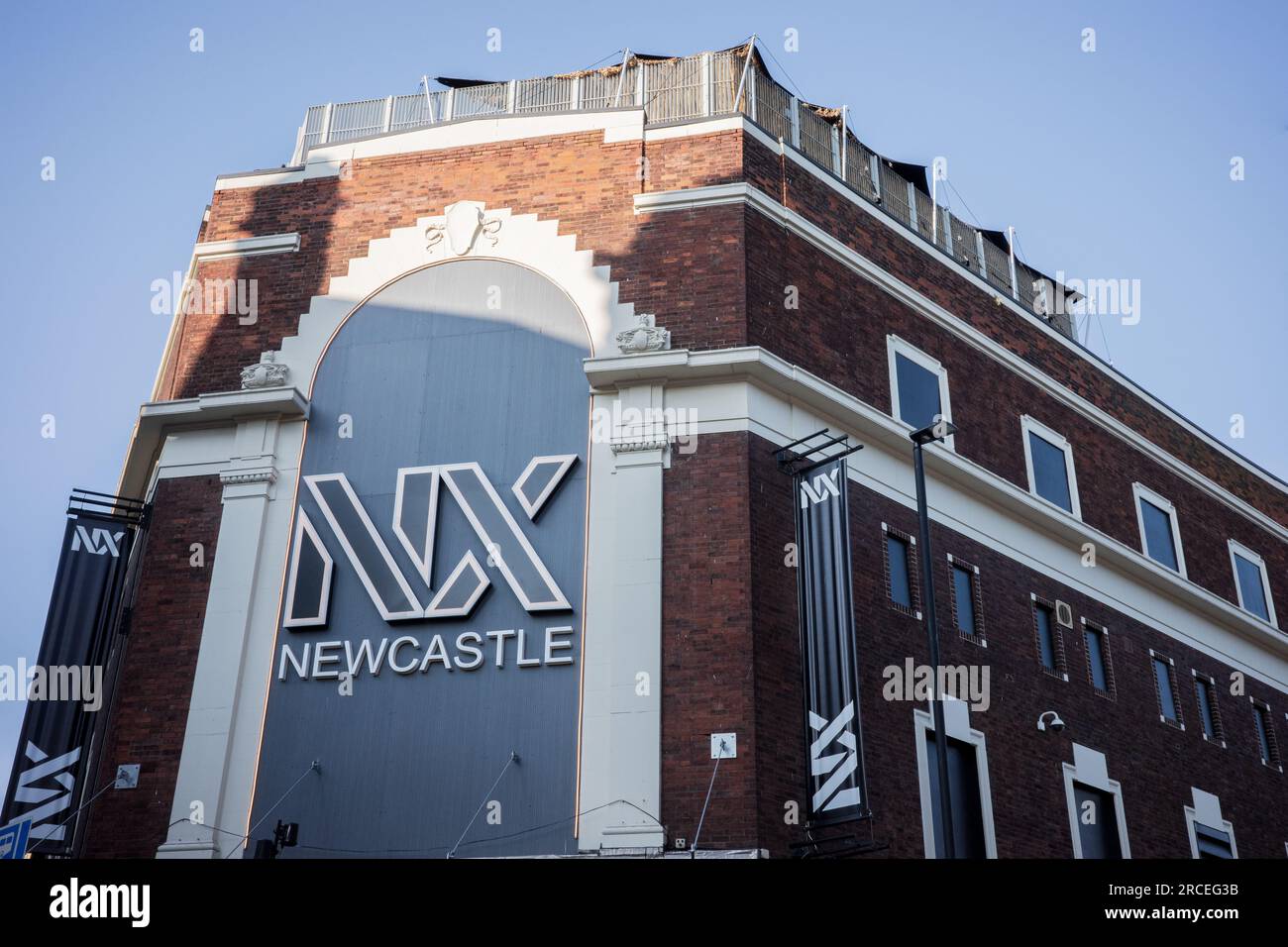 Newcastle UK: June 2023: Exterior of the NX music venue in Newcastle ...