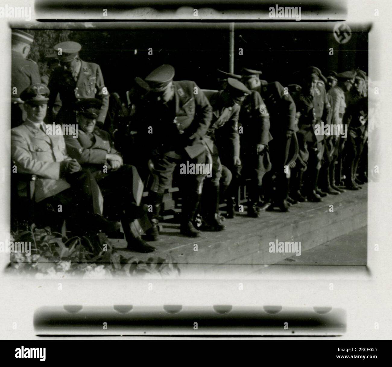 SS Photographer Domaschowitz 1943 Formal ceremony with photos of ...