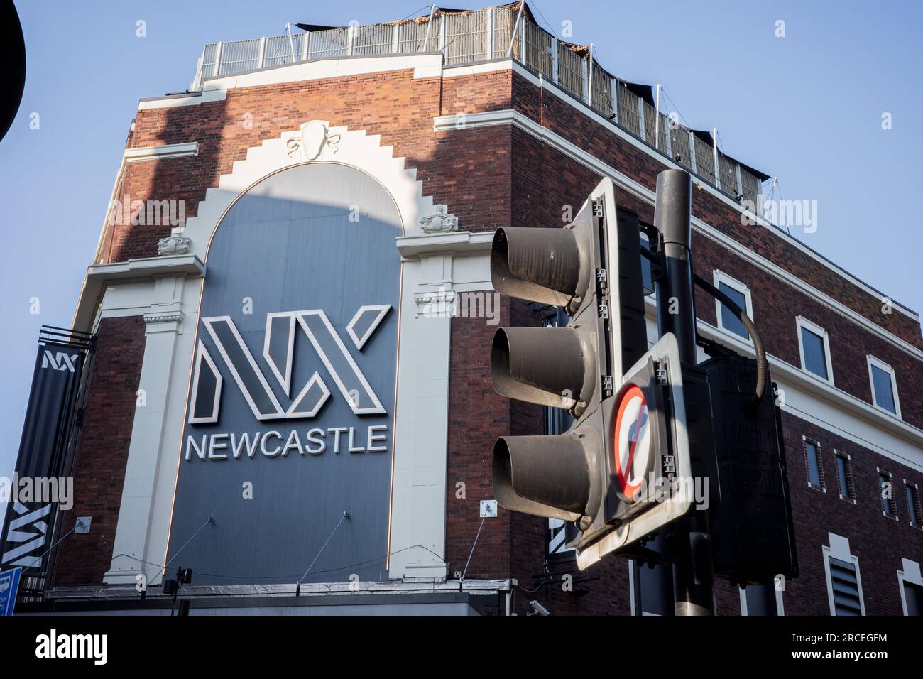 Newcastle UK: June 2023: Exterior of the NX music venue in Newcastle ...