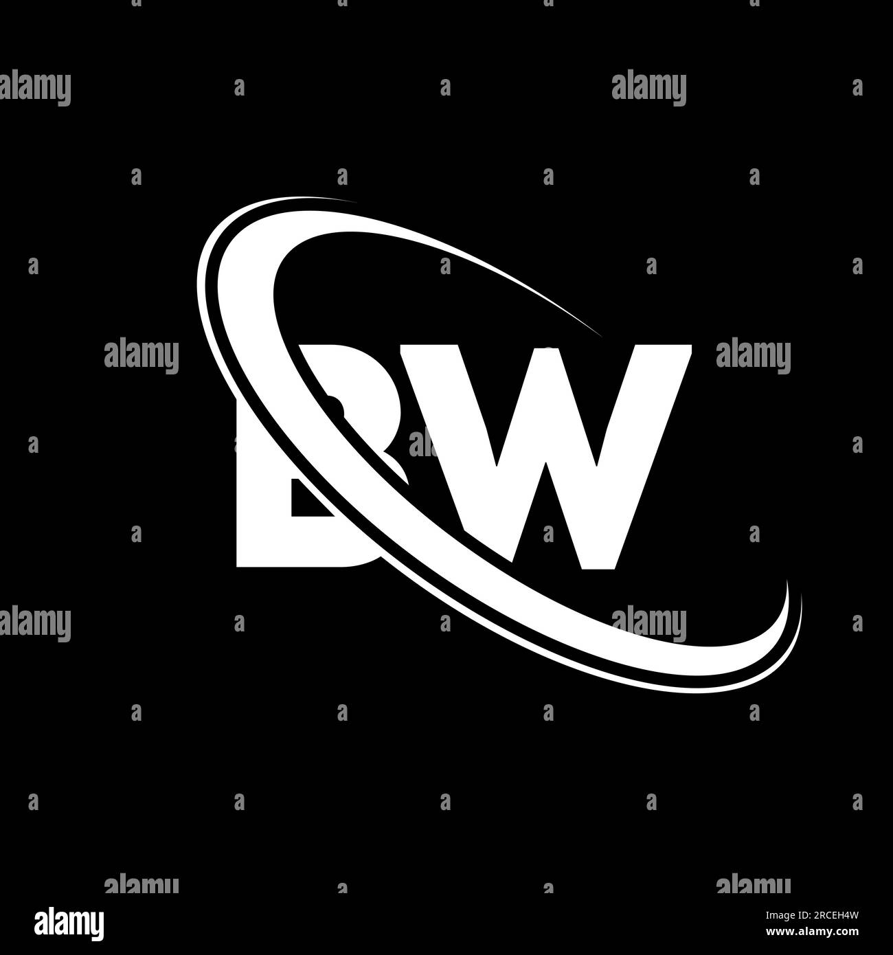 BW logo. B W design. White BW letter. BW/B W letter logo design ...