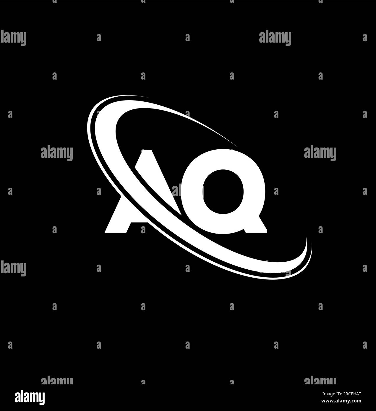 AQ logo. A Q design. White AQ letter. AQ/A Q letter logo design ...