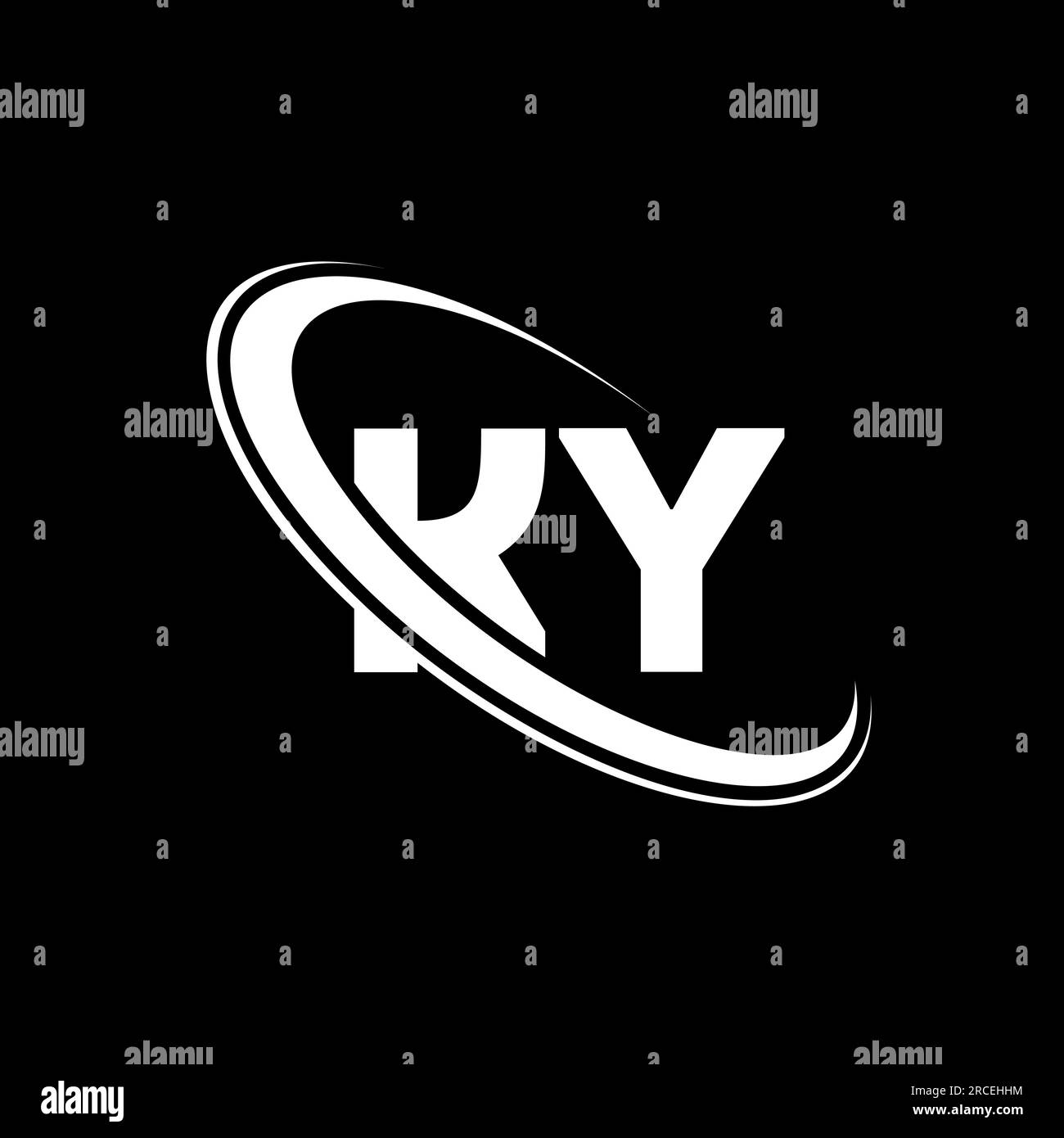 Ky Logo K Y Design White Ky Letter Ky K Y Letter Logo Design