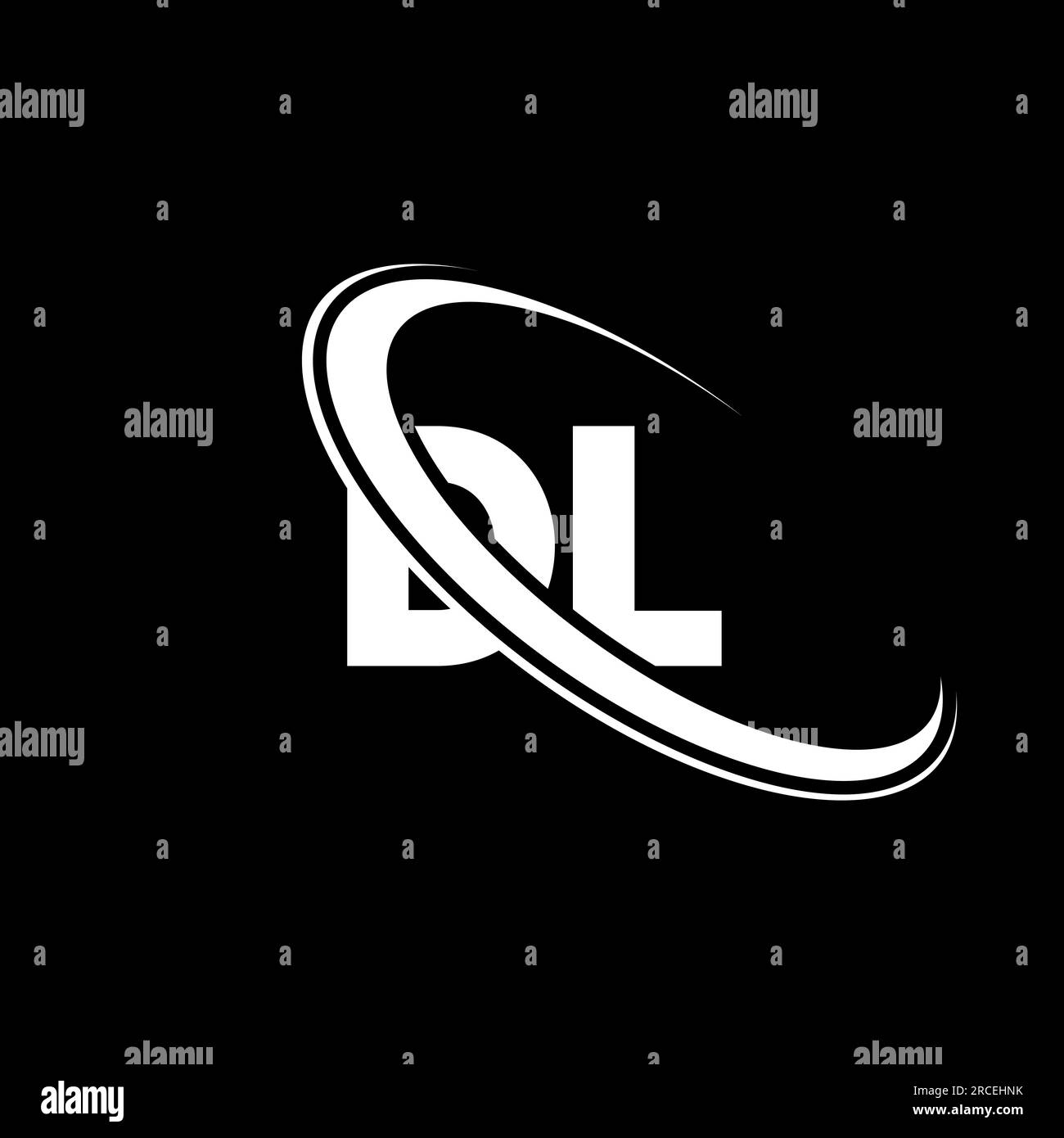DL logo. D L design. White DL letter. DL/D L letter logo design ...