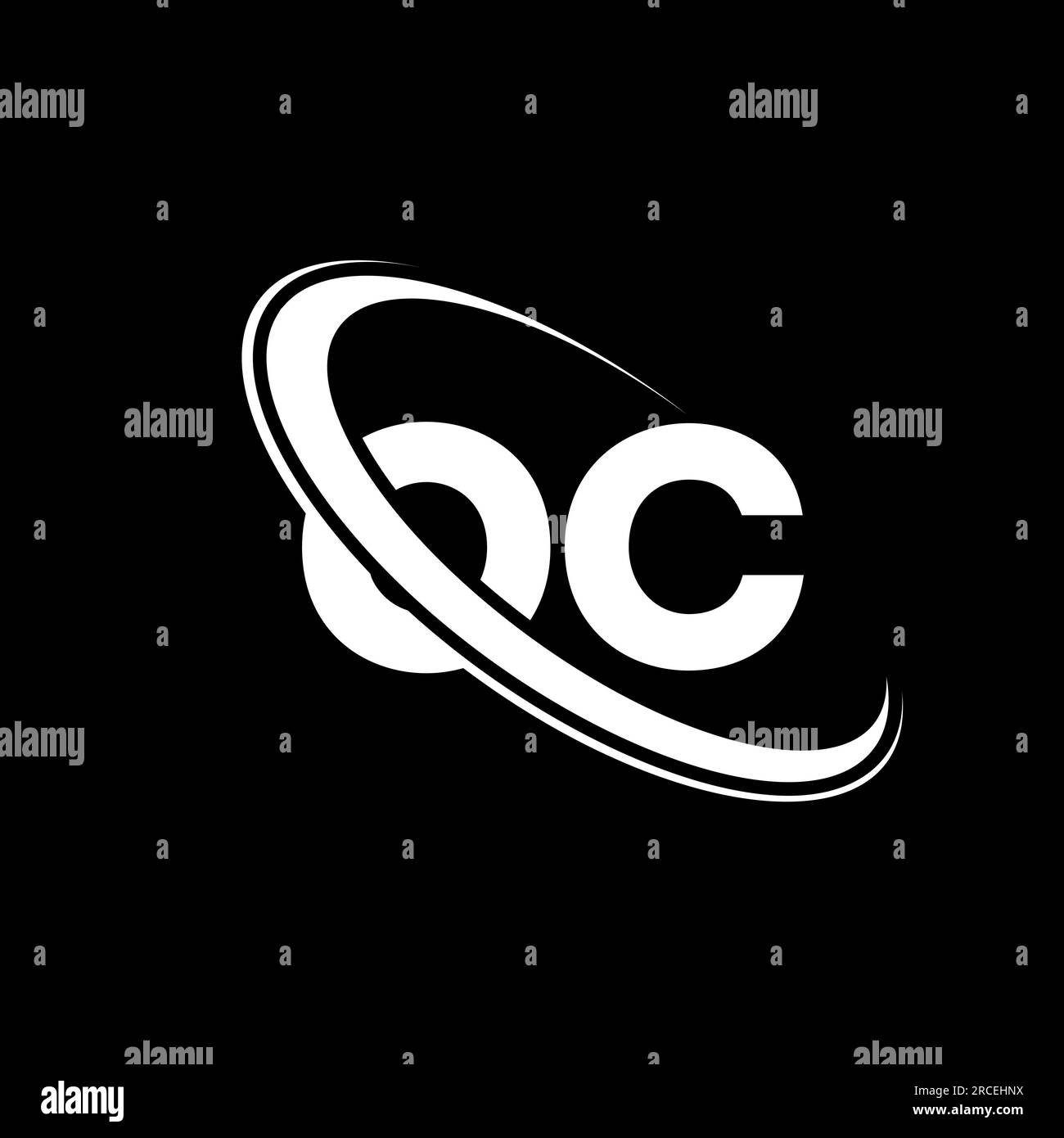 OC logo. O C design. White OC letter. OC/O C letter logo design ...