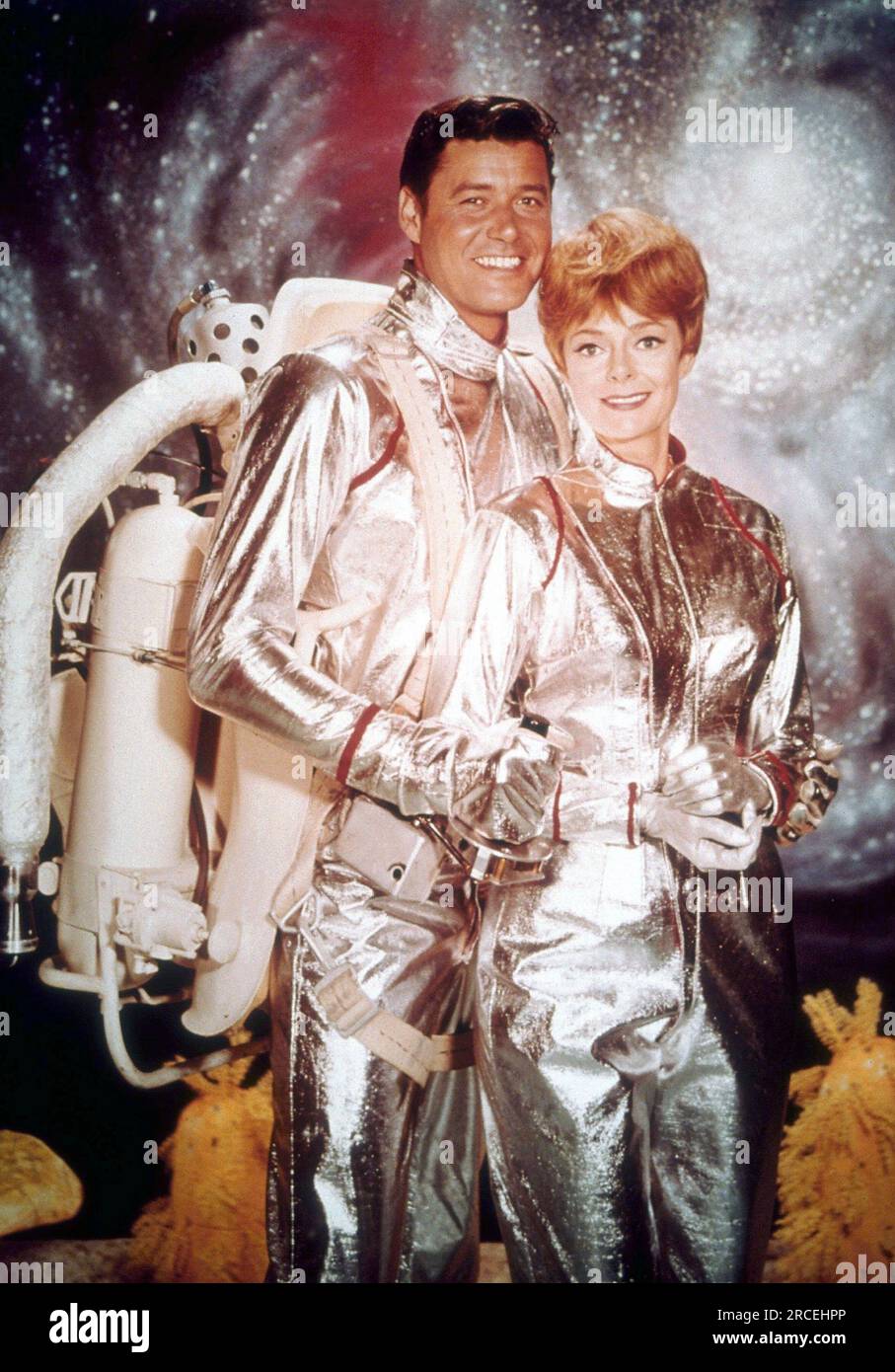 Guy Williams, June Lockhart, "Lost in Space", circa (1965). Photo ...