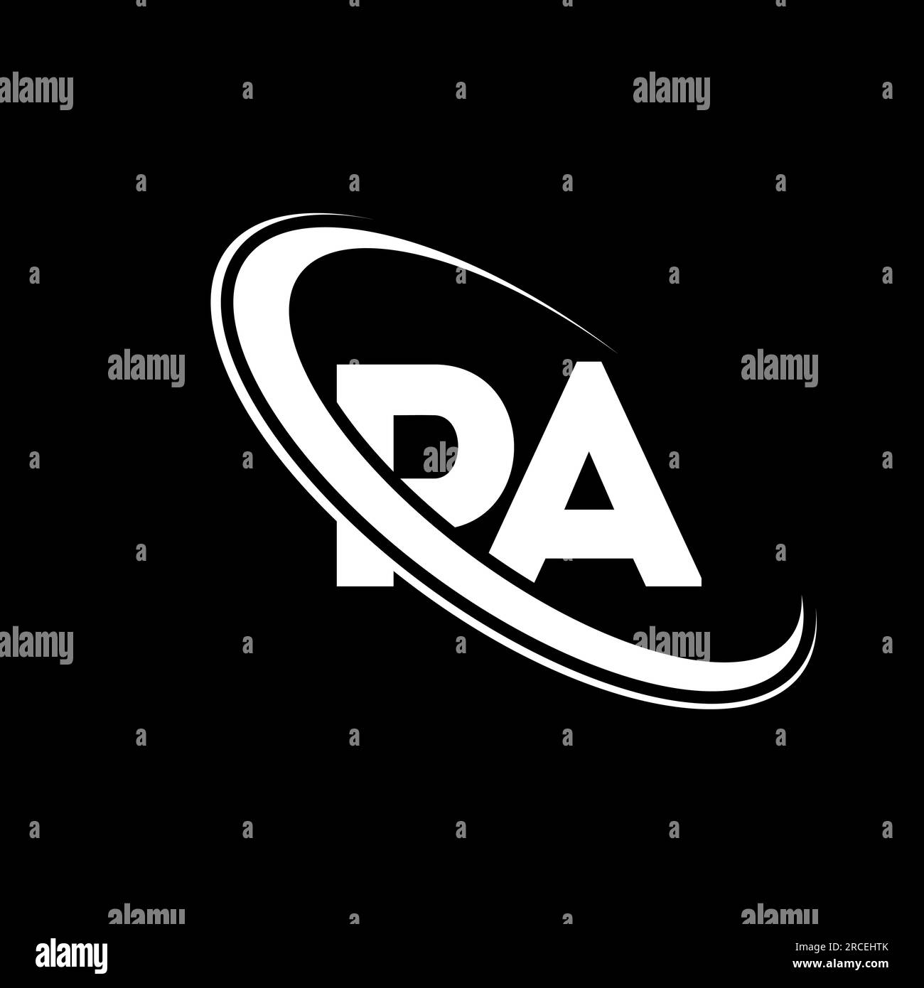 PA logo. P A design. White PA letter. PA/P A letter logo design ...