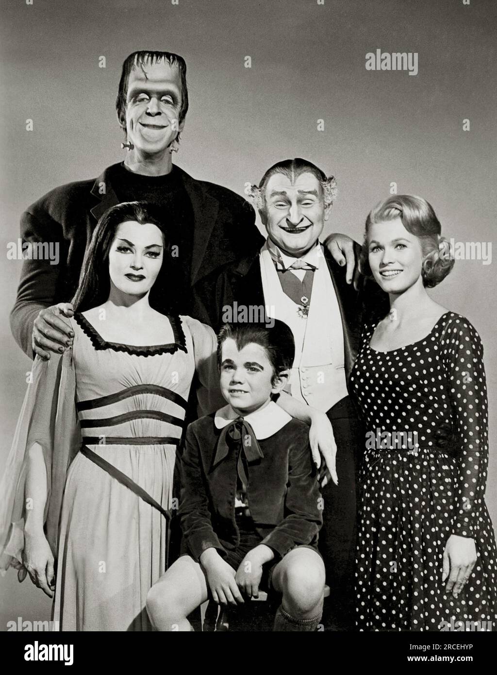 Fred Gwynne Al Lewis {at Priest Butch Patrick Yvonne De Carlo The